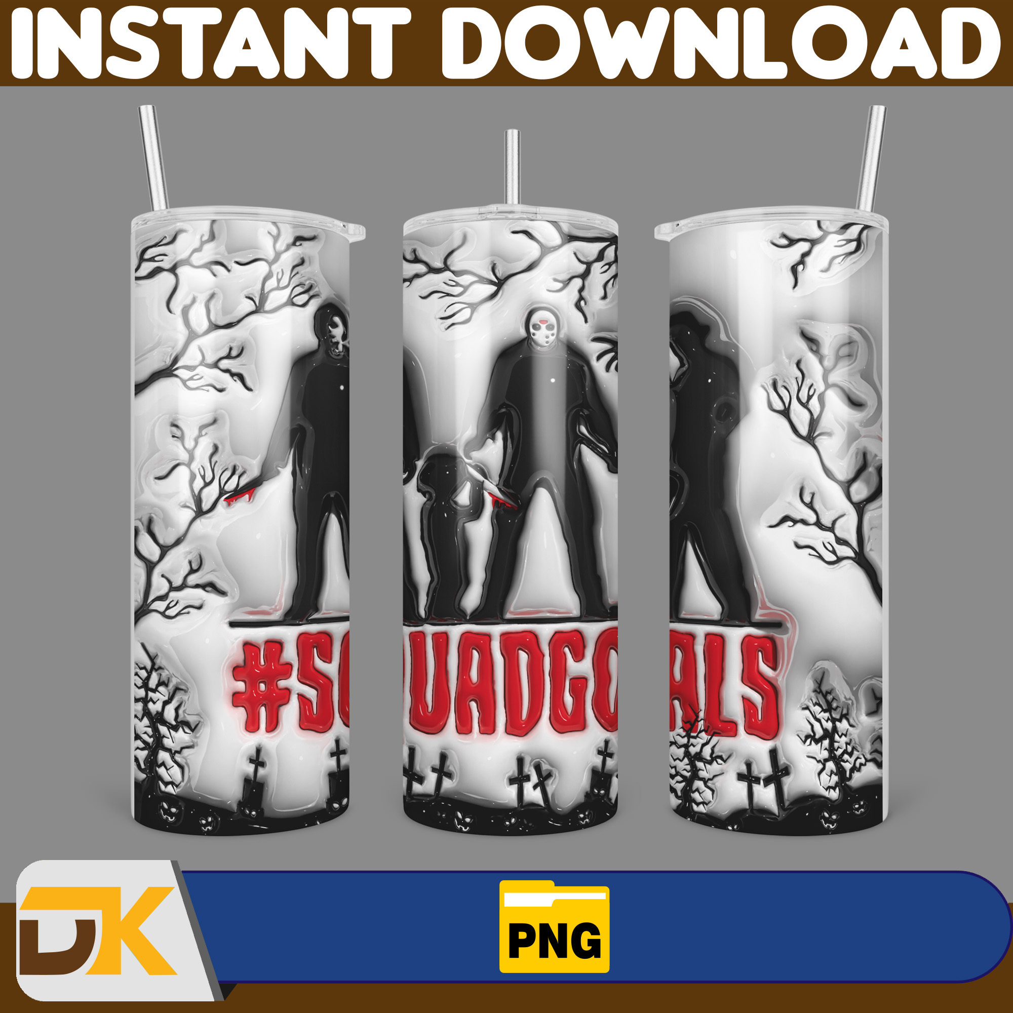 3D Inflated Sublimation Tumbler Design Download PNG, 20 Oz D | Inspire ...