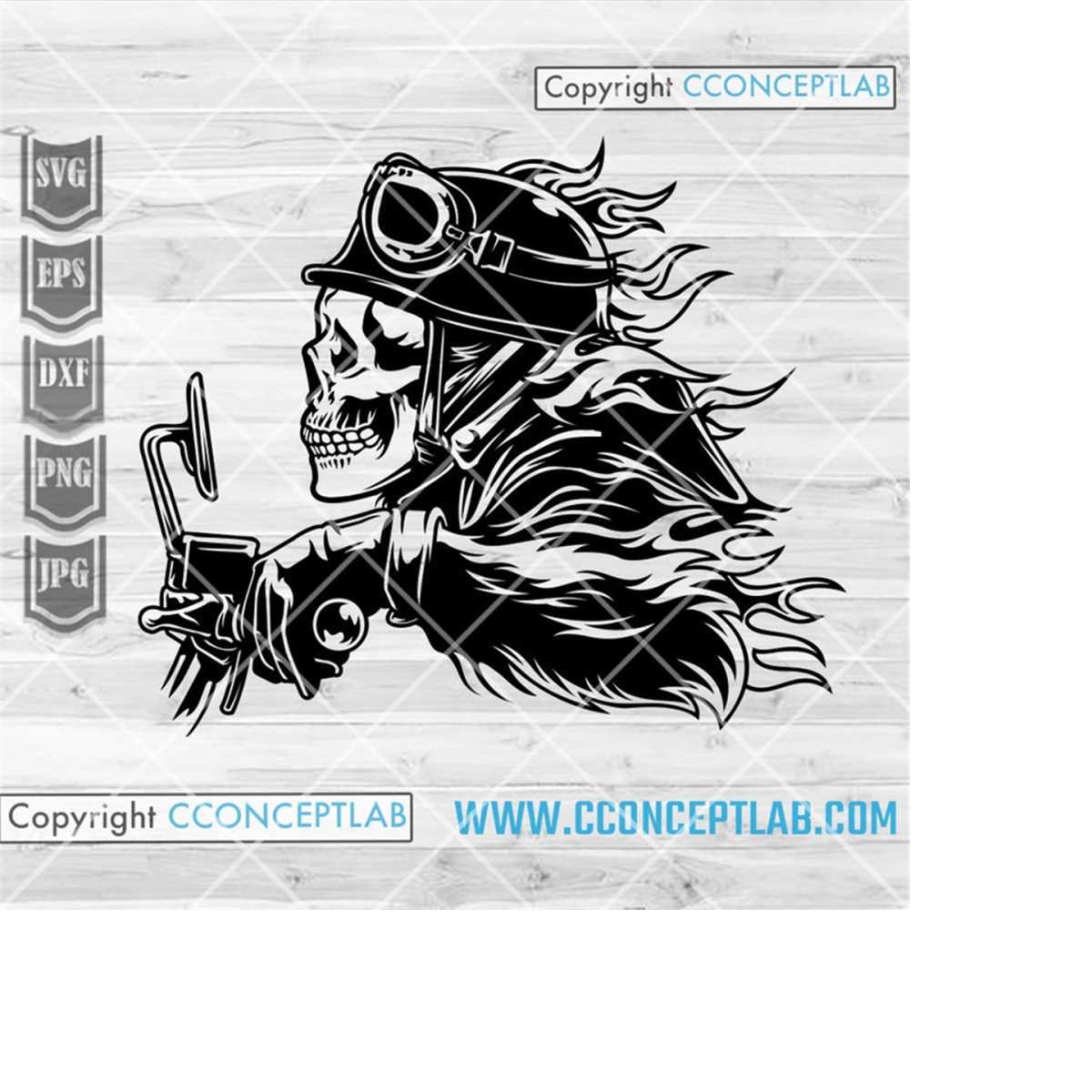 Biker Skull svg | Big Bike Rally Shirt png | Rider Dad Gift | Inspire ...