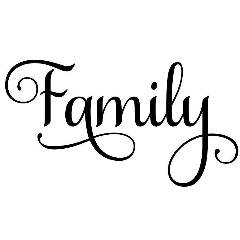 Family SVG, Family Script SVG, Digital Download, Cut File, S - Inspire ...