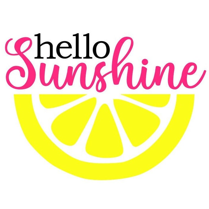 Lemon SVG, Hello Sunshine SVG, Hello Summer SVG, Digital Dow - Inspire ...