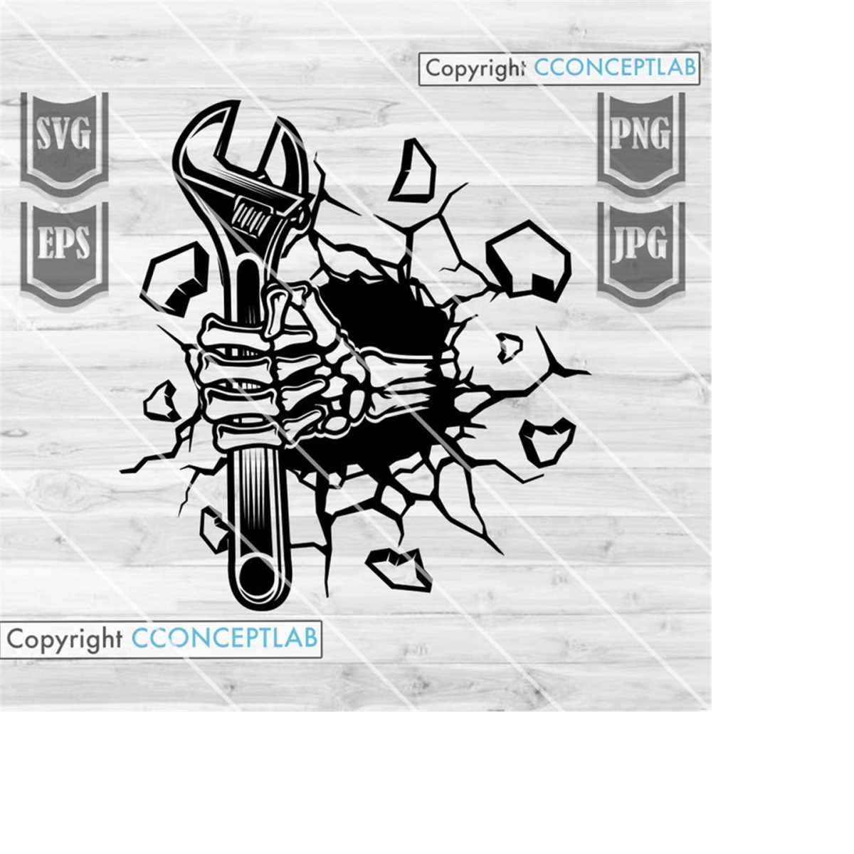 Smash Wall Mechanic Svg File || Mechanic Svg || Mechanic Cli | Inspire ...