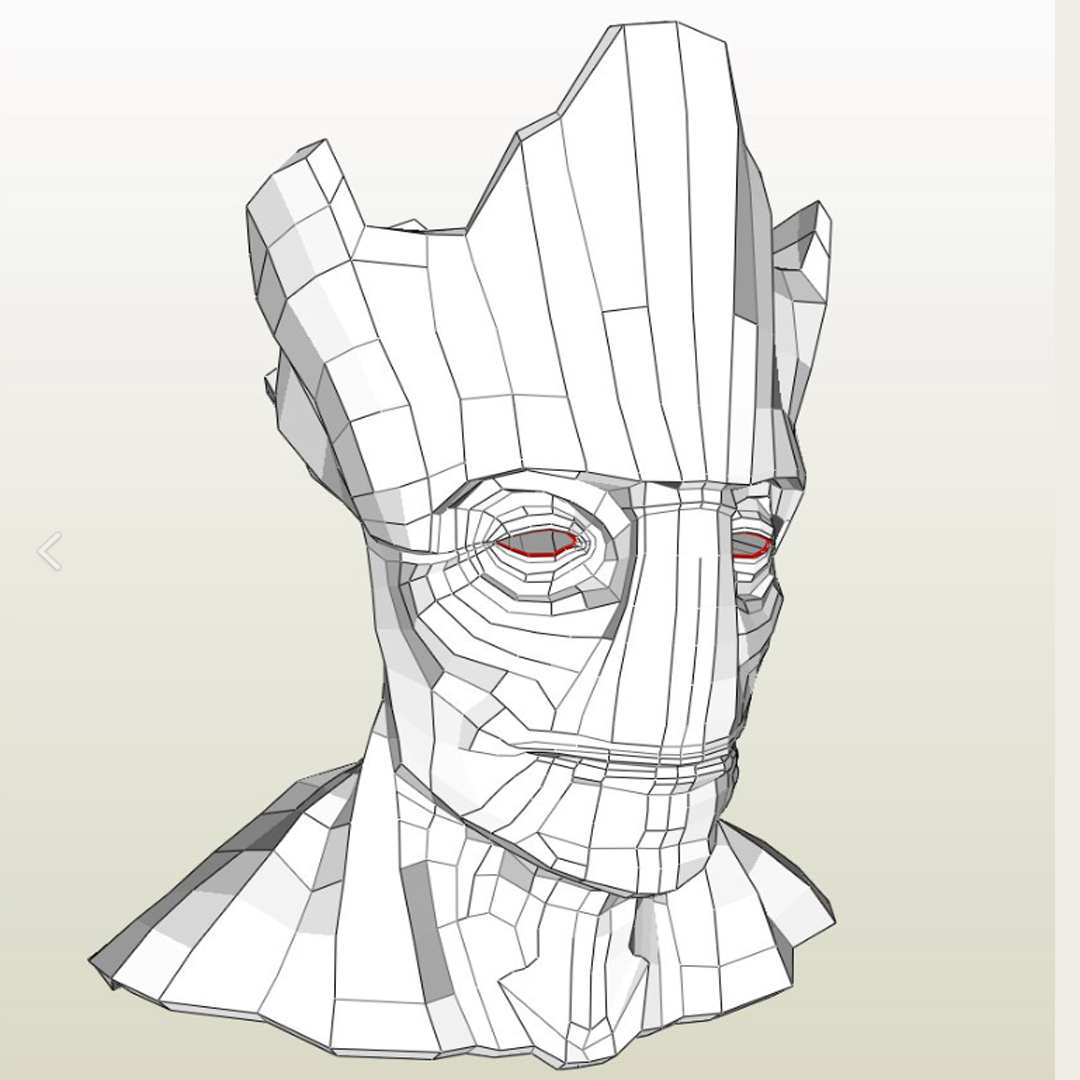 Groot for paper crafts. PDF. PDO. files | Inspire Uplift