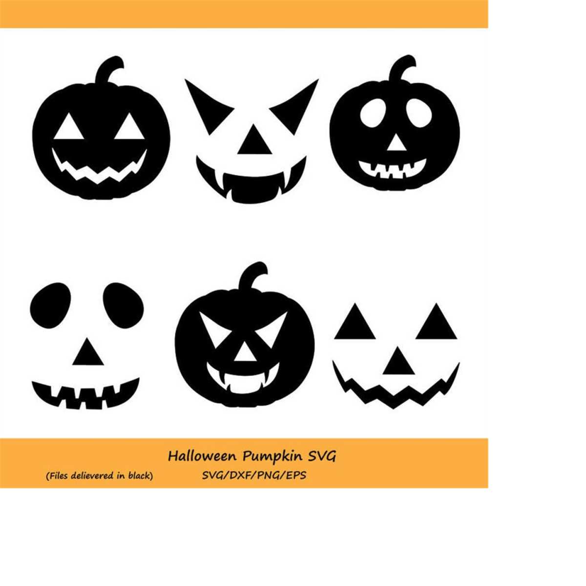 Halloween Pumpkin Svg, Pumpkin Faces Svg, Pumpkin Svg, Hallo | Inspire ...