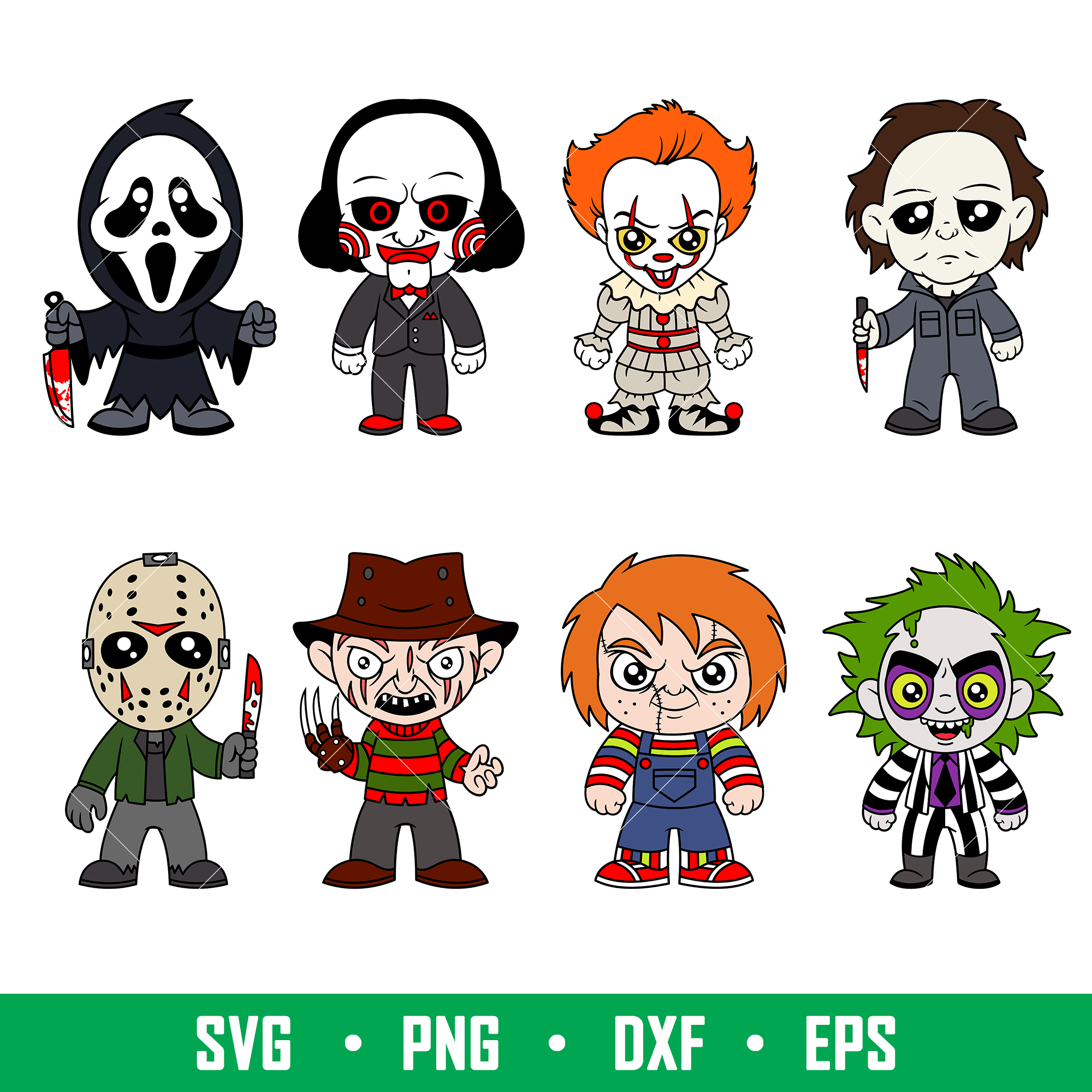 Horror Movies Bundle, Layered Horror Movies Bundle Svg, Hall - Inspire ...