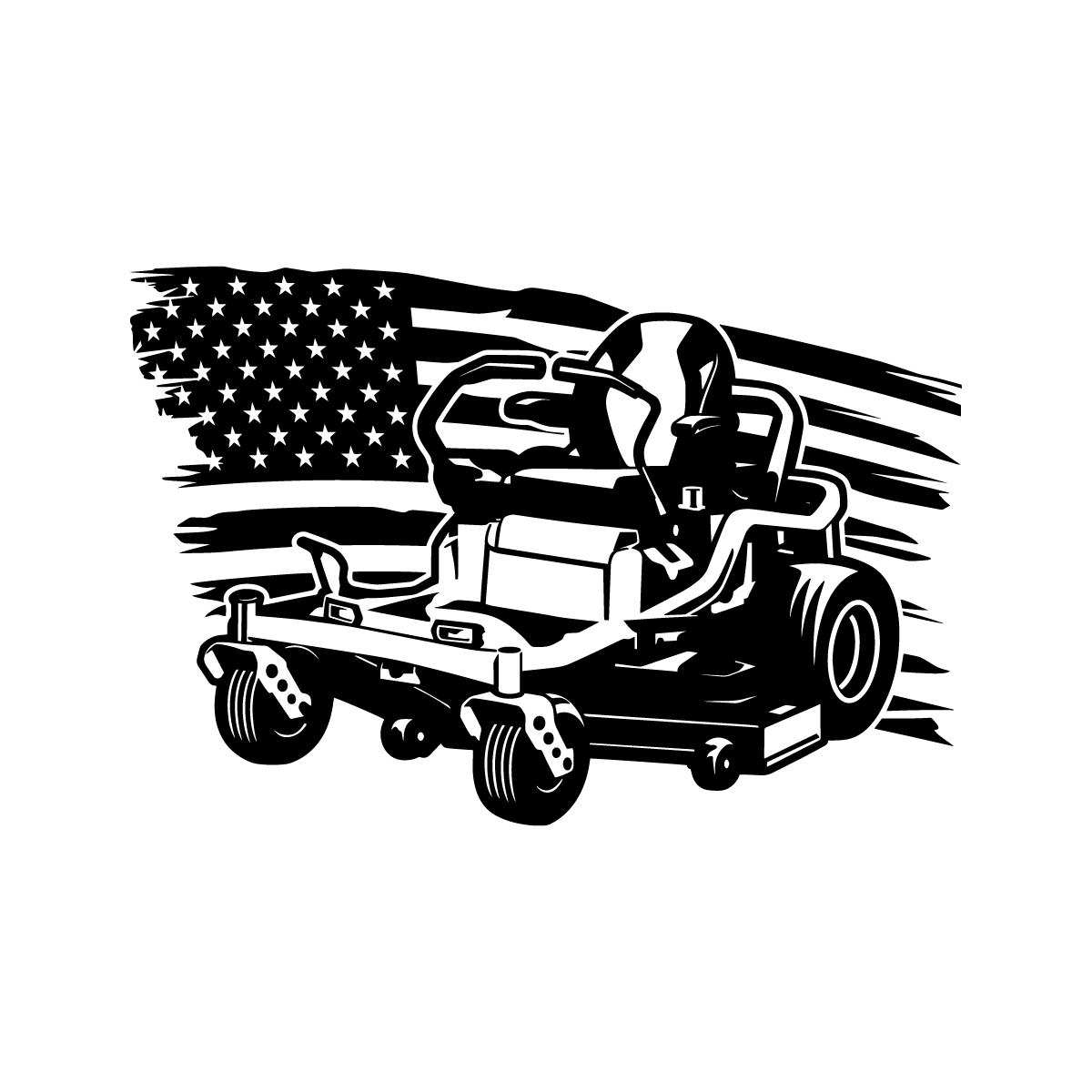Us lawn Mower svg Digital Download Files | Inspire Uplift