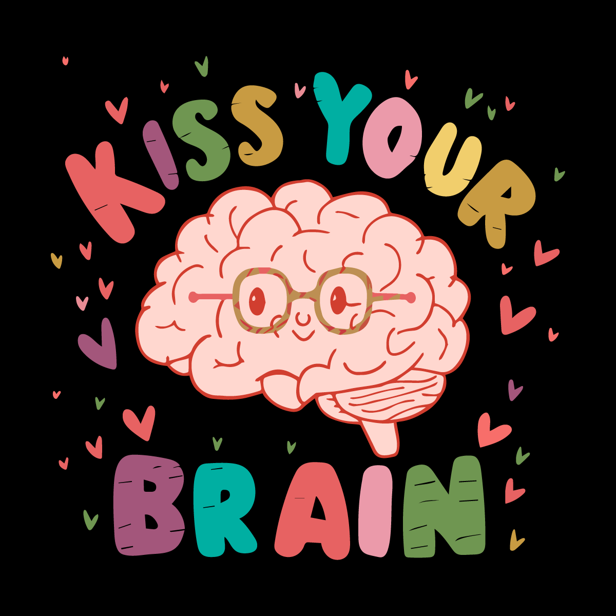 Back To School Kiss Your Brain TeacherSVG | Inspire Uplift