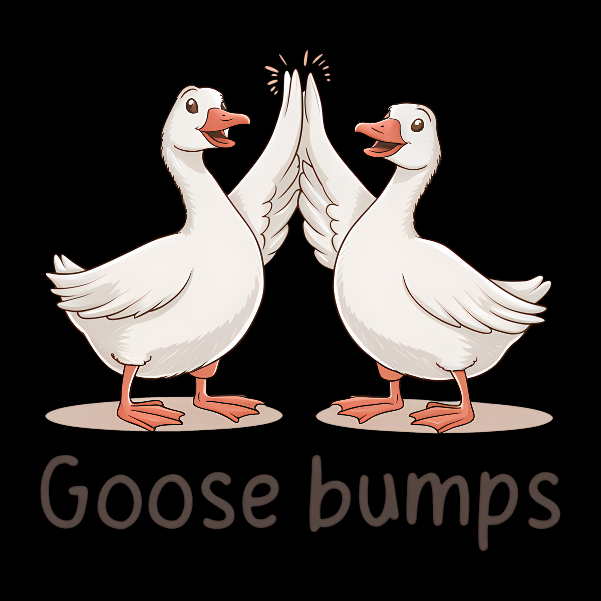 Funny Meme Silly Goosebumps PNG Digital Download | Inspire Uplift