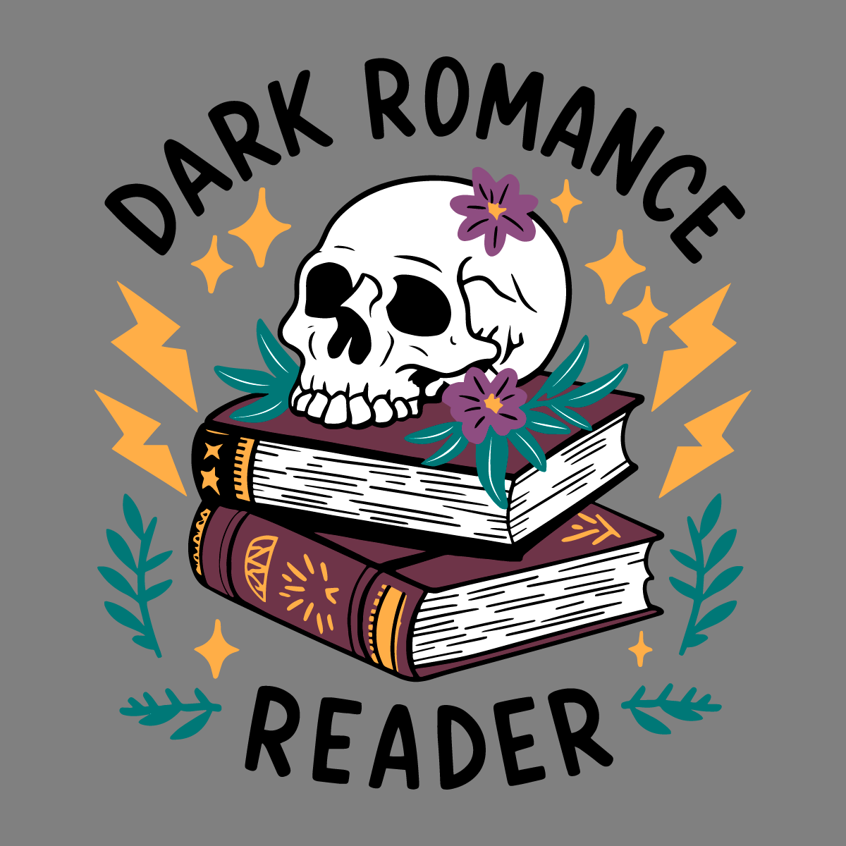 Dark Romance Reader Book Lover Gift SVG Digital Download Fil | Inspire ...