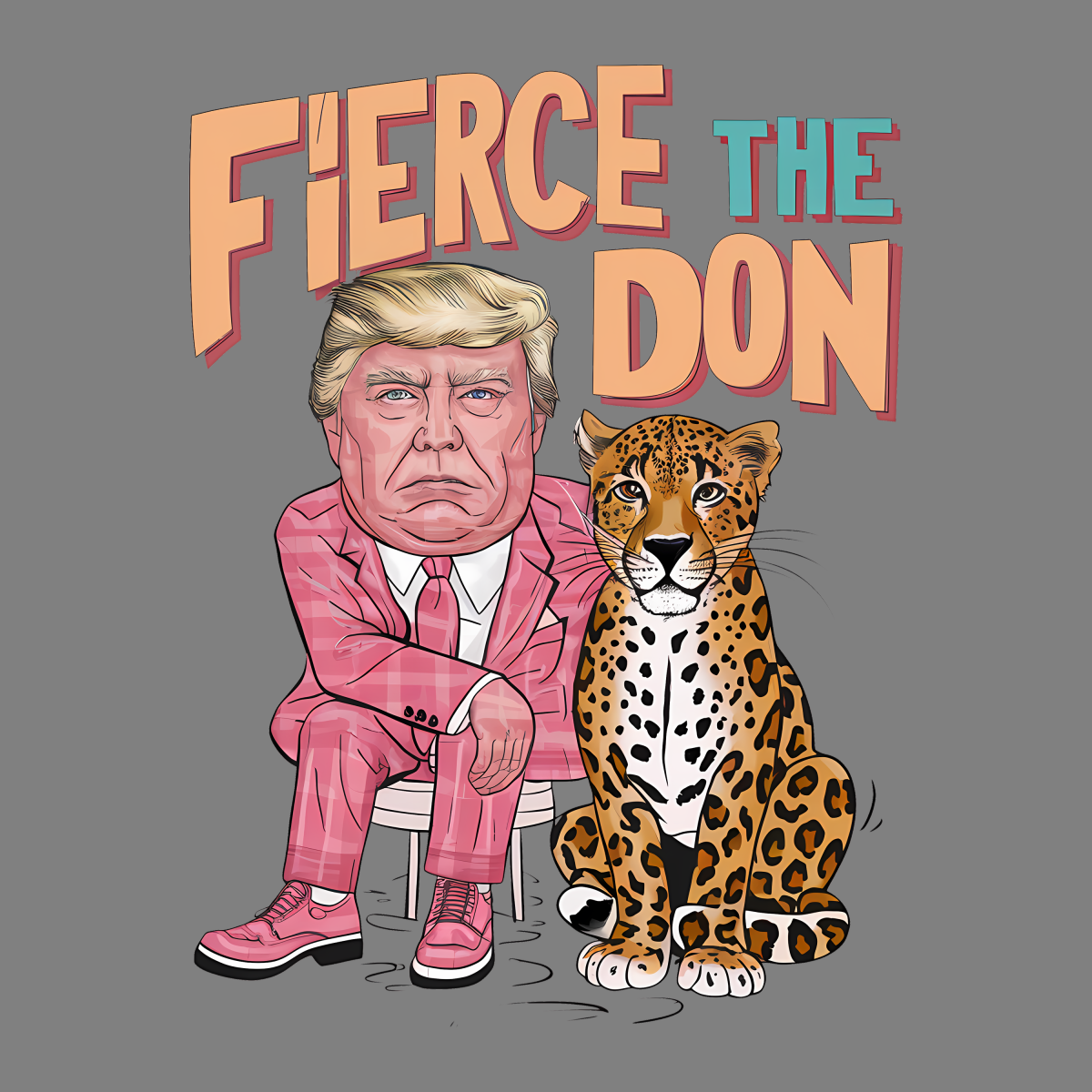 Caricature Donald Trump Voting Tiger America PNG | Inspire Uplift