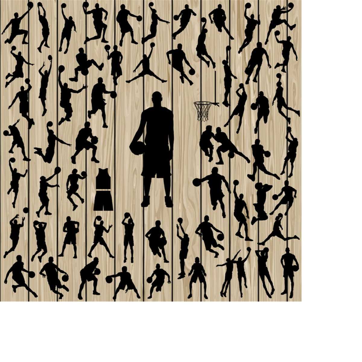 60 Basketball Silhouette SVG, Basketball Vector, Basketball | Inspire ...