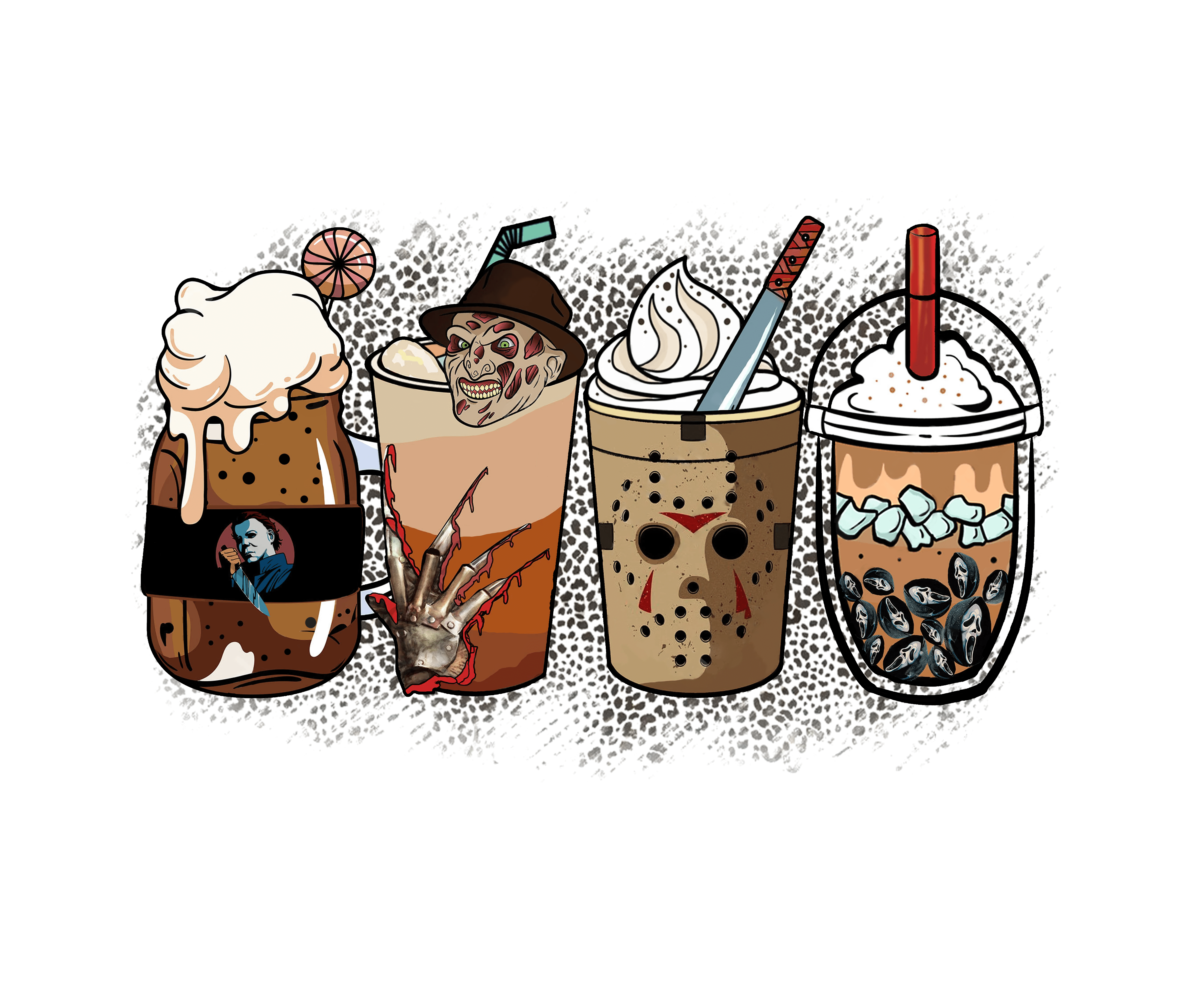 Horror Halloween Coffee Png, Fall Coffee Halloween Png, Hall | Inspire ...