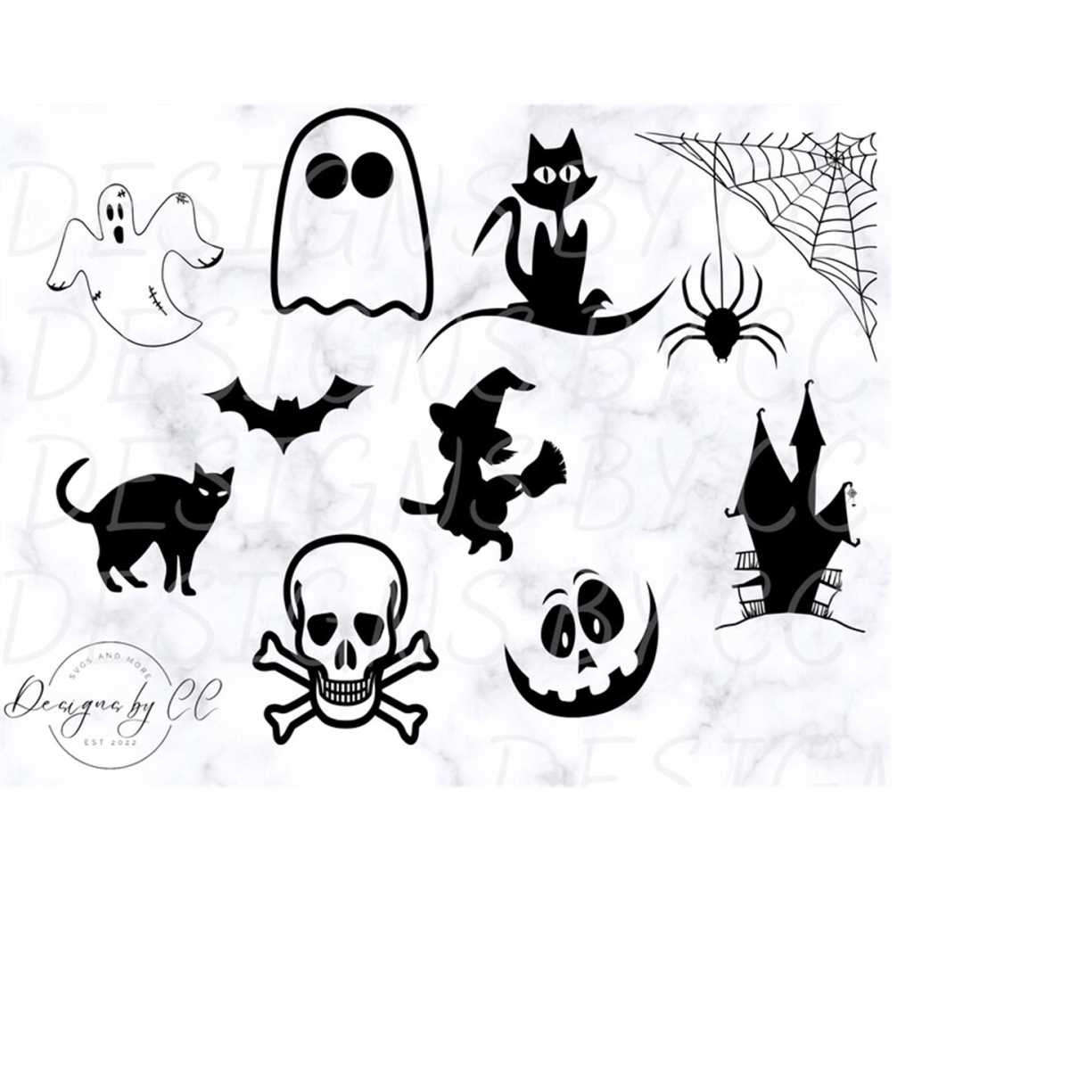 Halloween Svg Bundle, Fall Svg, Cat Svg, Instant Download Cu | Inspire ...