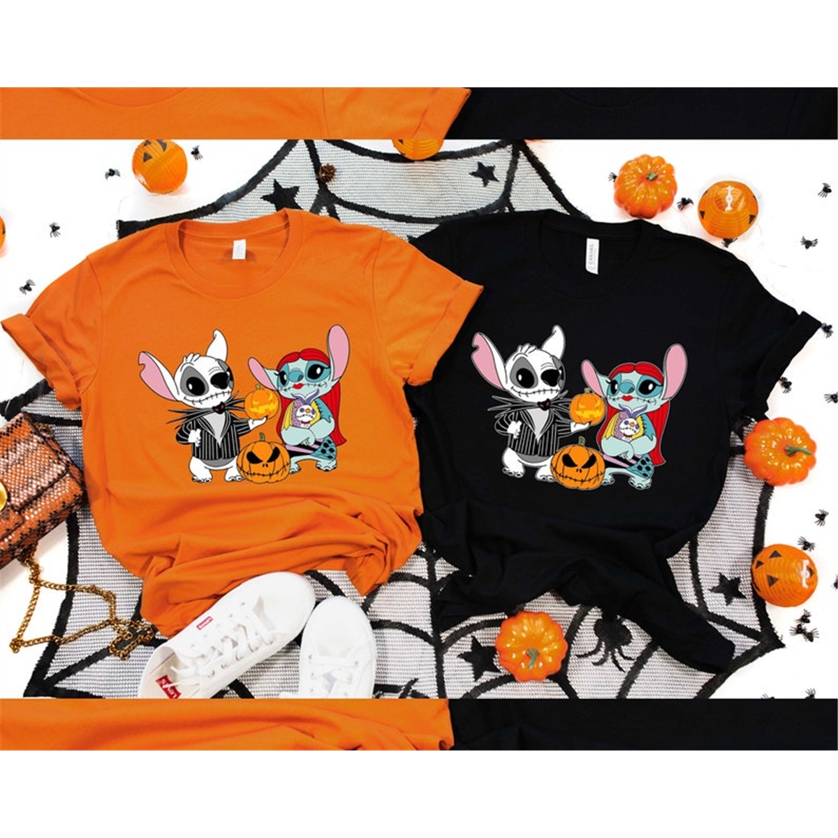 Stitch Jack Skellington and Sally Costume Shirt, Disney Stit - Inspire ...