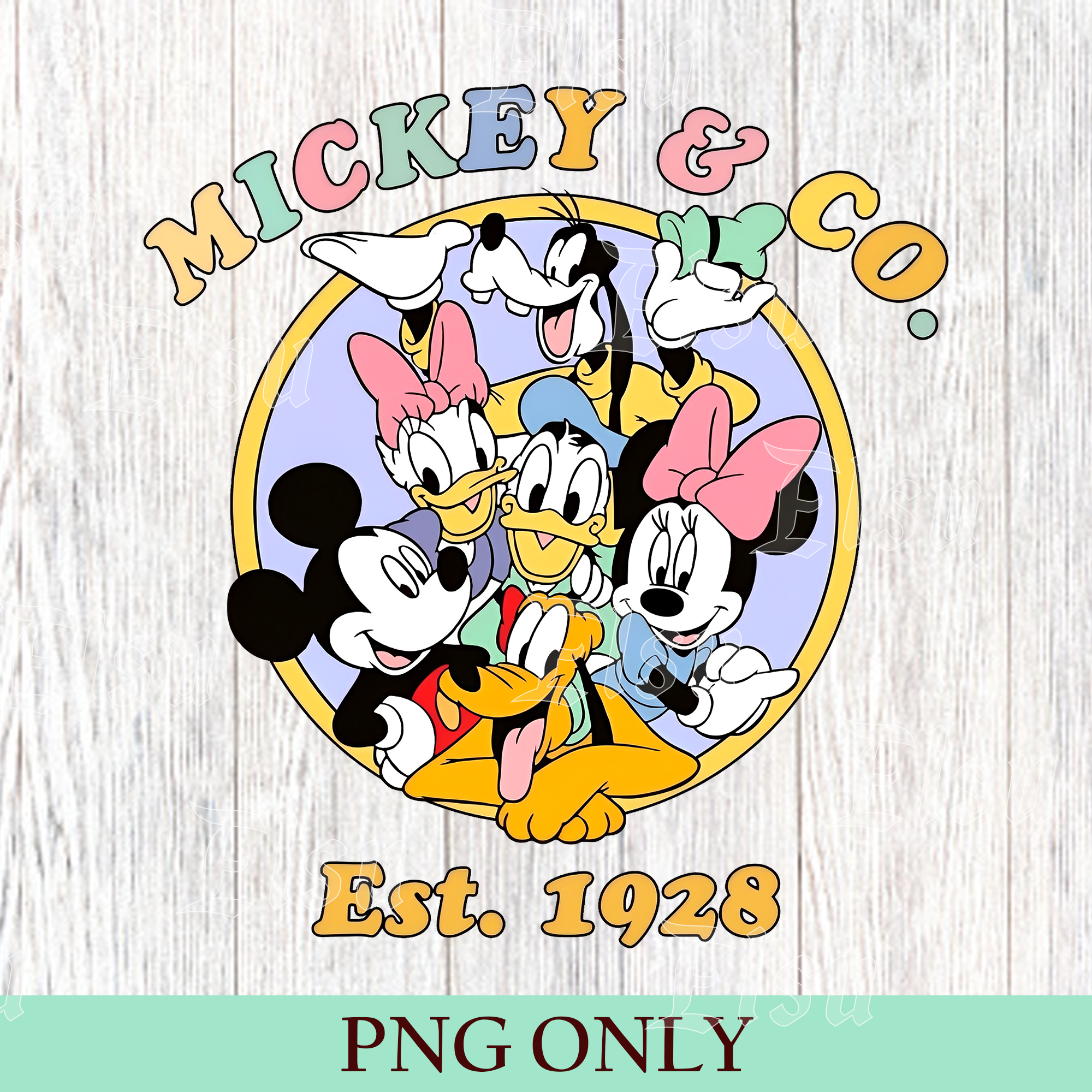 Mickey & Co Est 1928 Family Trip PNG, Retro Disney PNG, Disn | Inspire ...