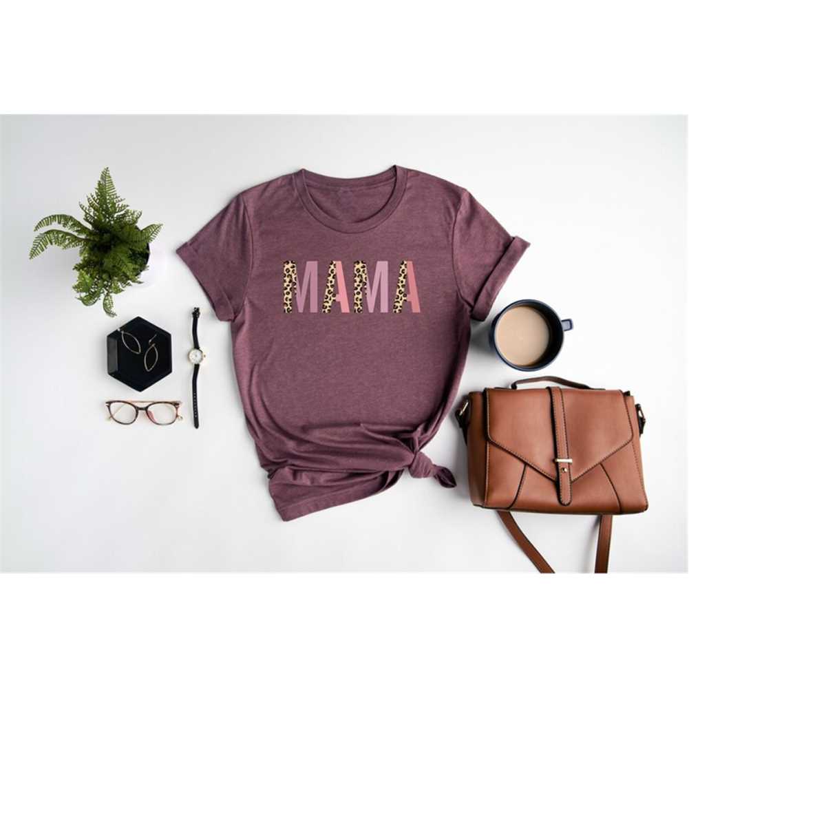 Leopard Mama Shirt / Mom Gift / Boho Clothing / Mama Shirt / | Inspire ...