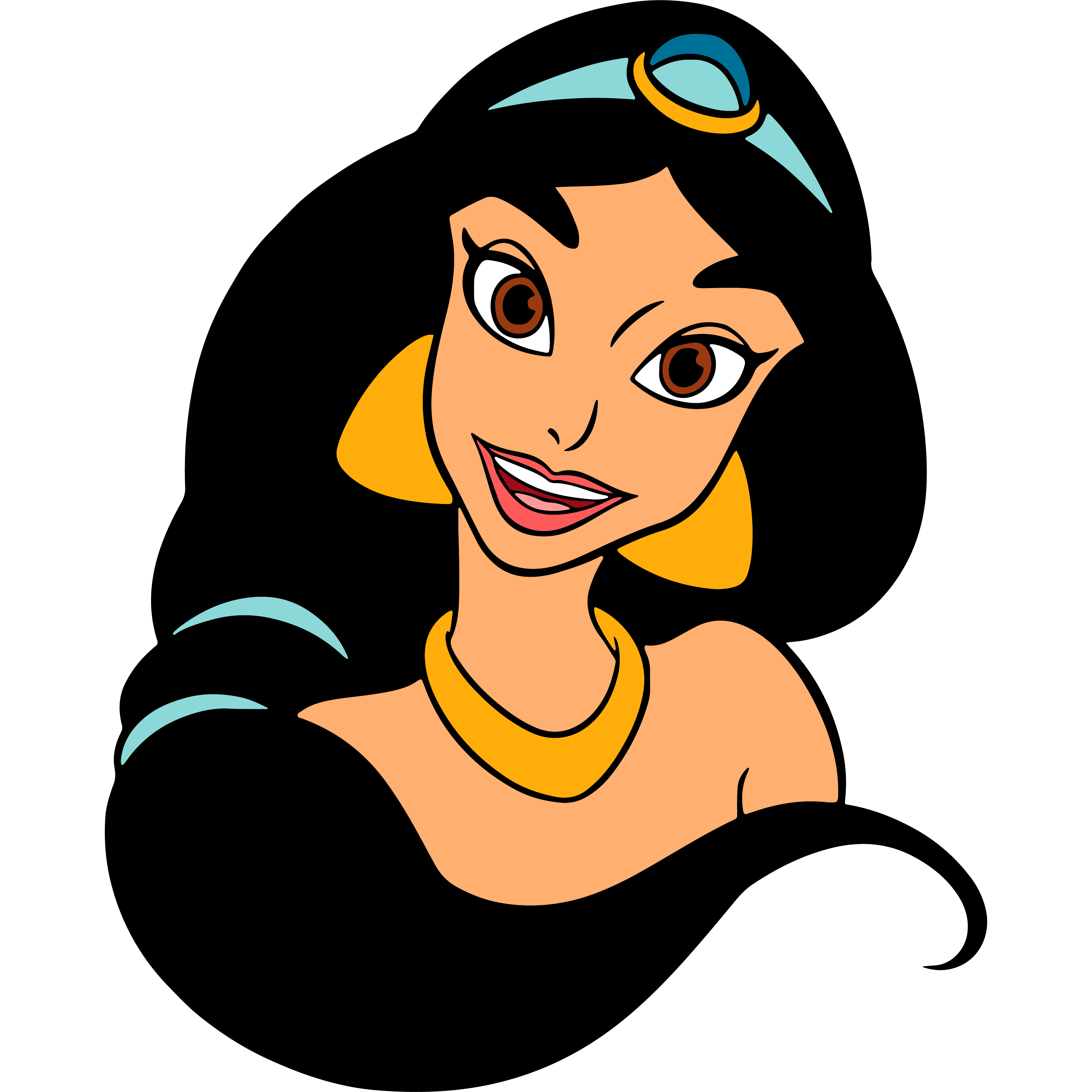 Aladdin SVG, Aladdin Clipart, Jasmine SVG, Princess Clipart | Inspire ...