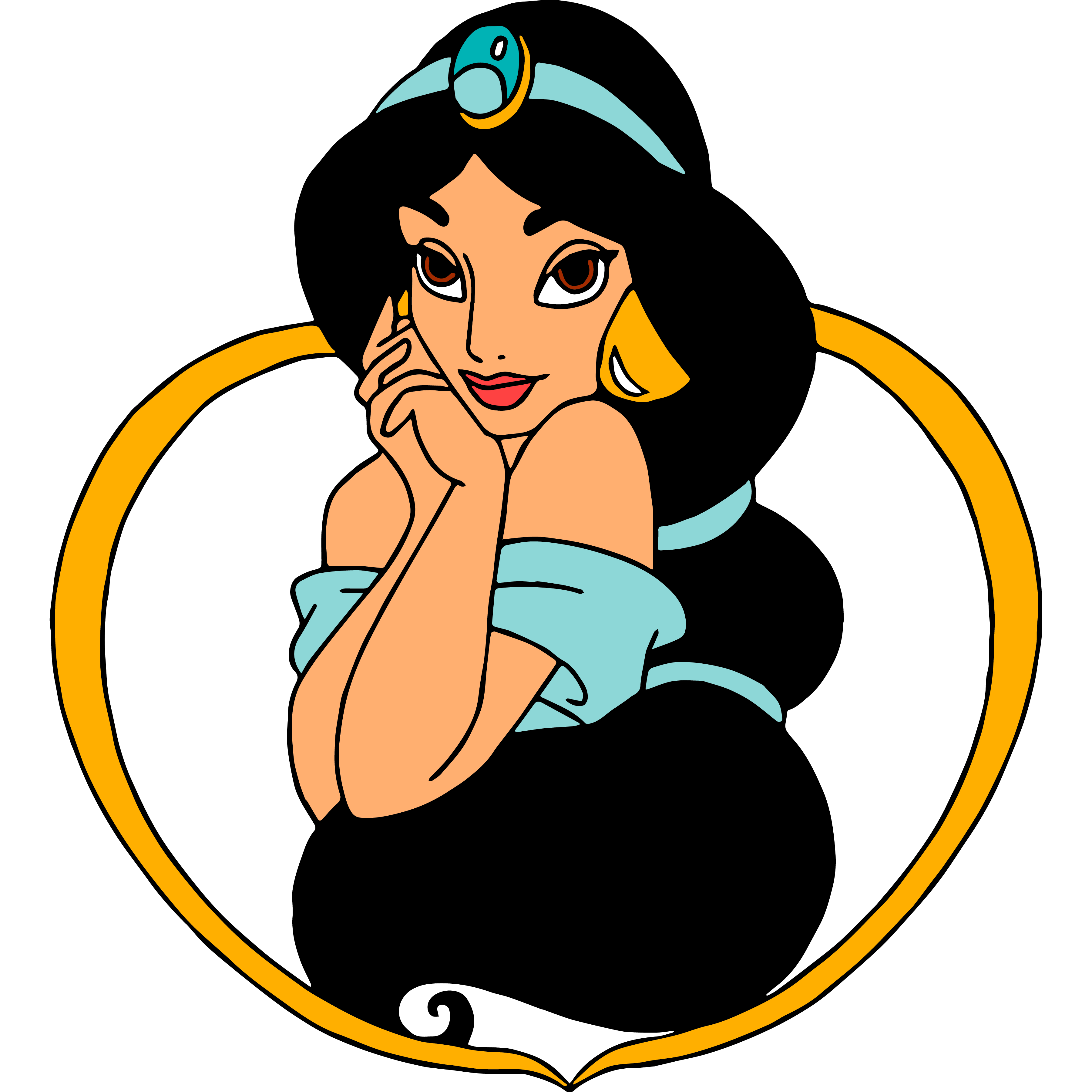 Aladdin Svg Aladdin Clipart Jasmine Svg Princess Clipart Inspire Uplift