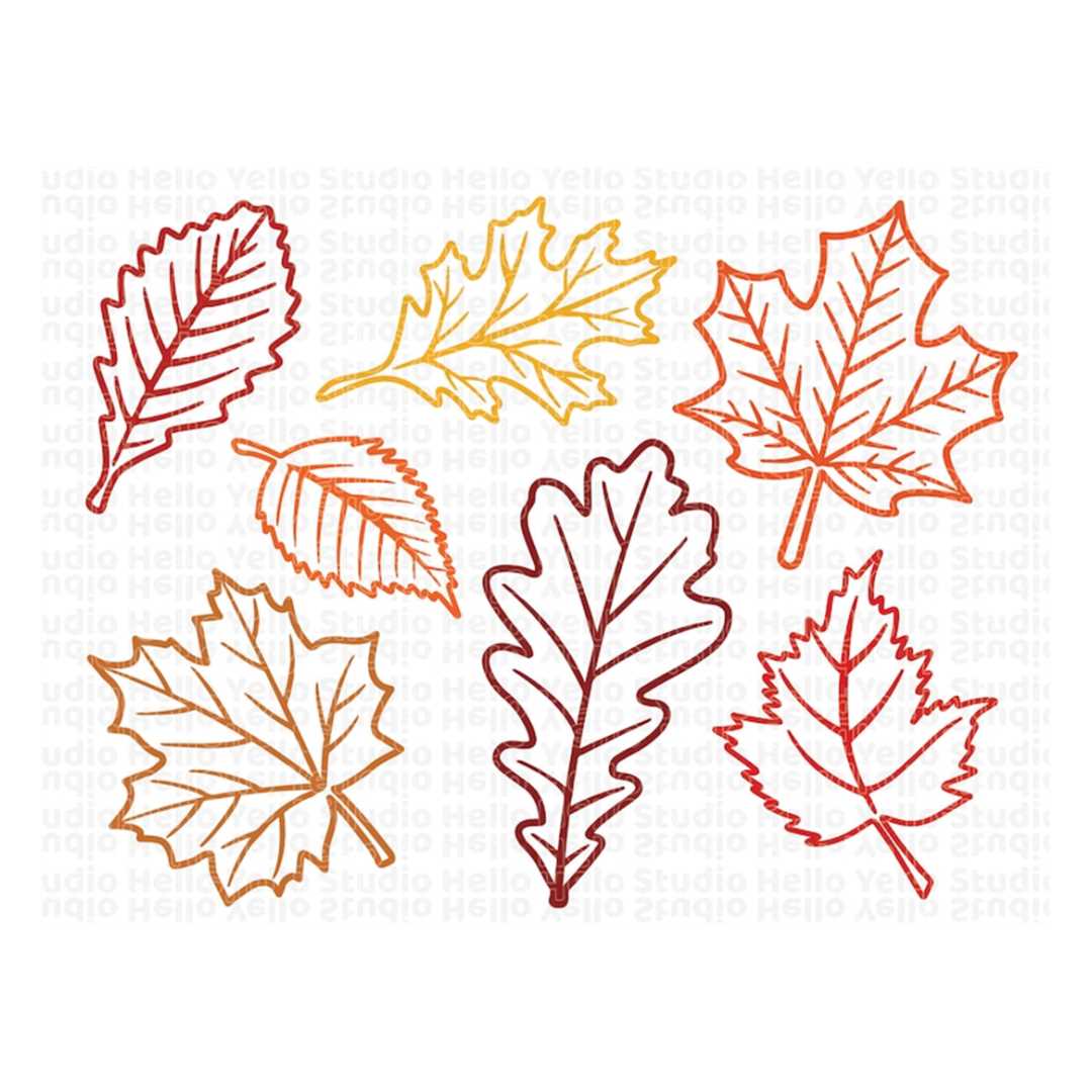 Fall Leaves Svg, Fall svg, Fall leaf svg bundle, Fall png, d | Inspire ...