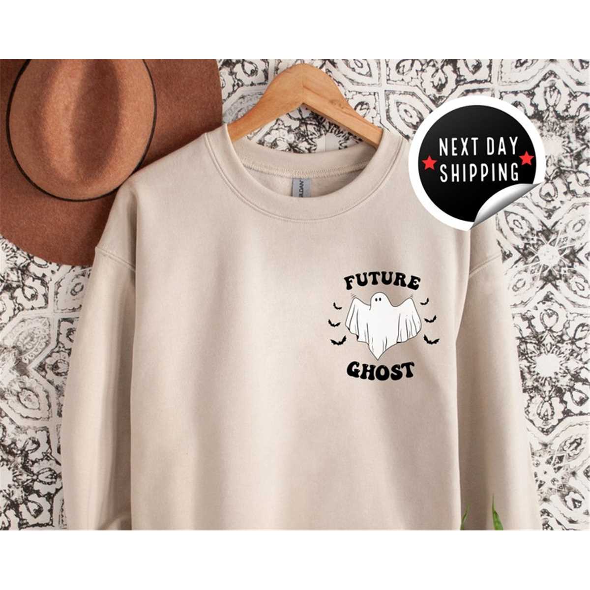 Future Ghost Sweatshirt, Ghost Sweatshirt, Halloween Sweatsh | Inspire Uplift