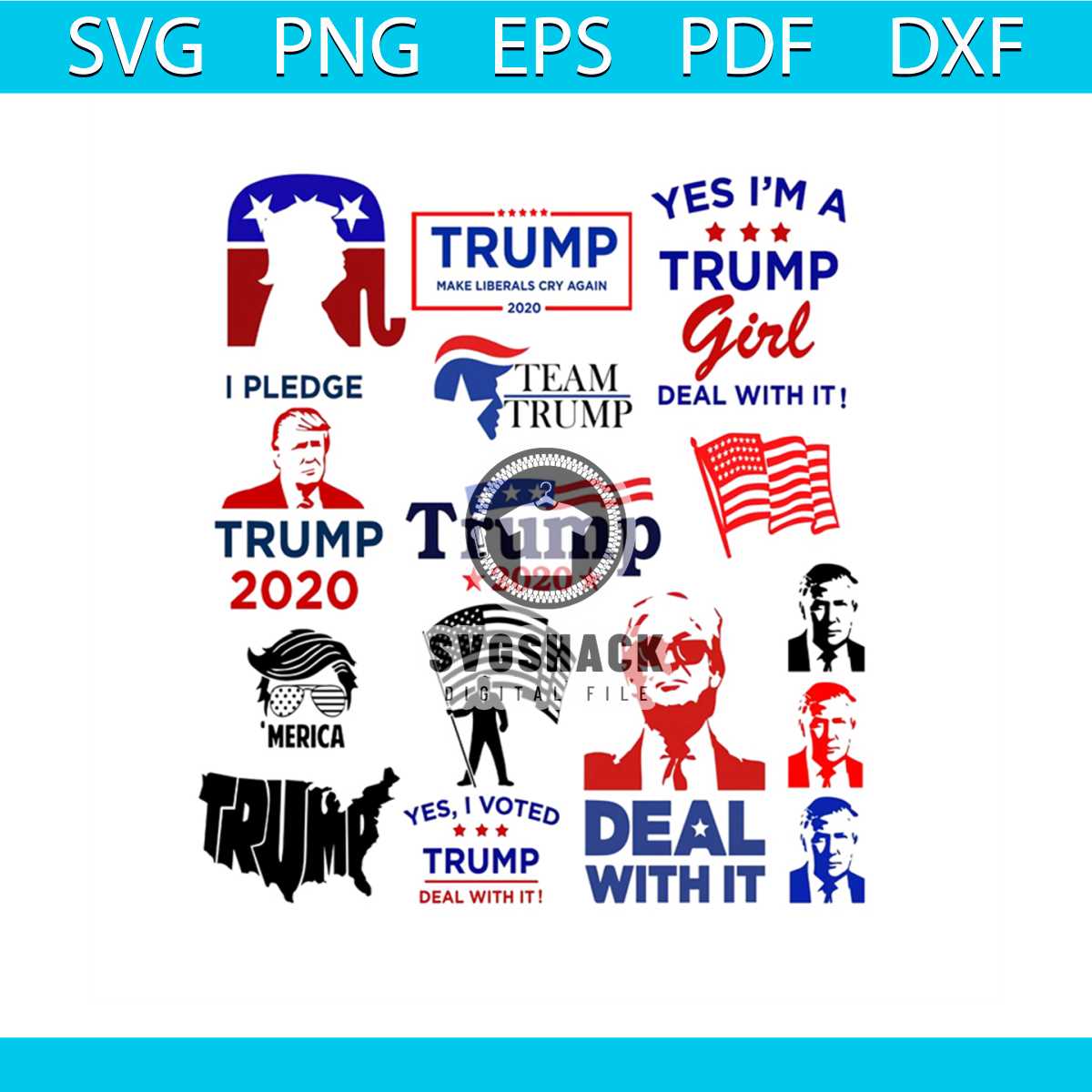 Donald trump svg bundle, giving middle finger, flipping off - Inspire ...