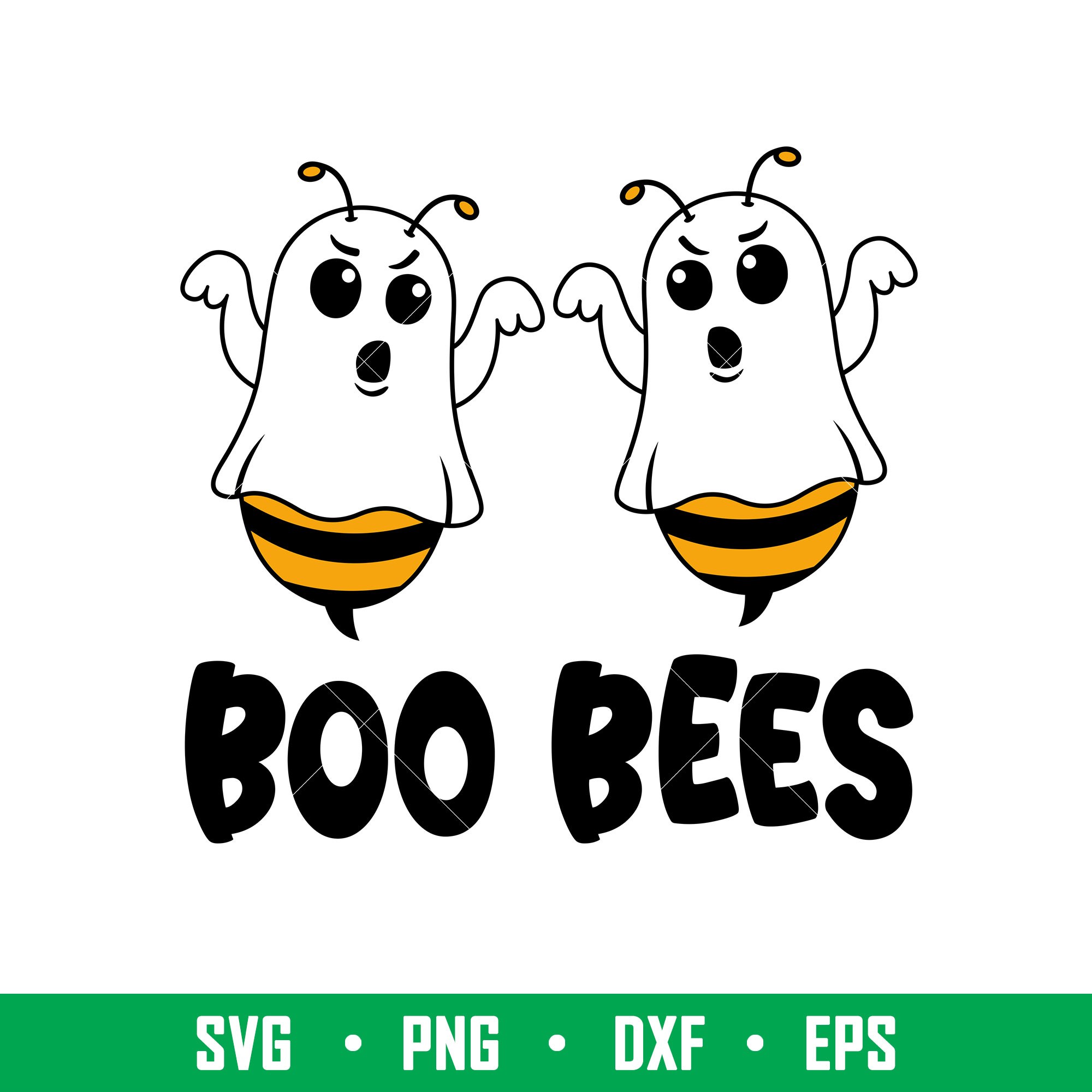 Boo Bees, Boo Bees Svg, Ghost Bee Svg, Boo Svg, Halloween Sv - Inspire Uplift