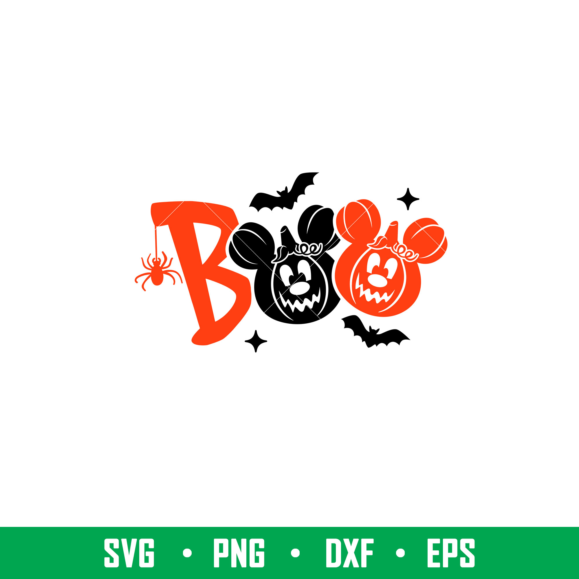 Boo Ears, Boo Mickey Mouse Svg, Halloween Svg, Pumpkin Svg, | Inspire ...