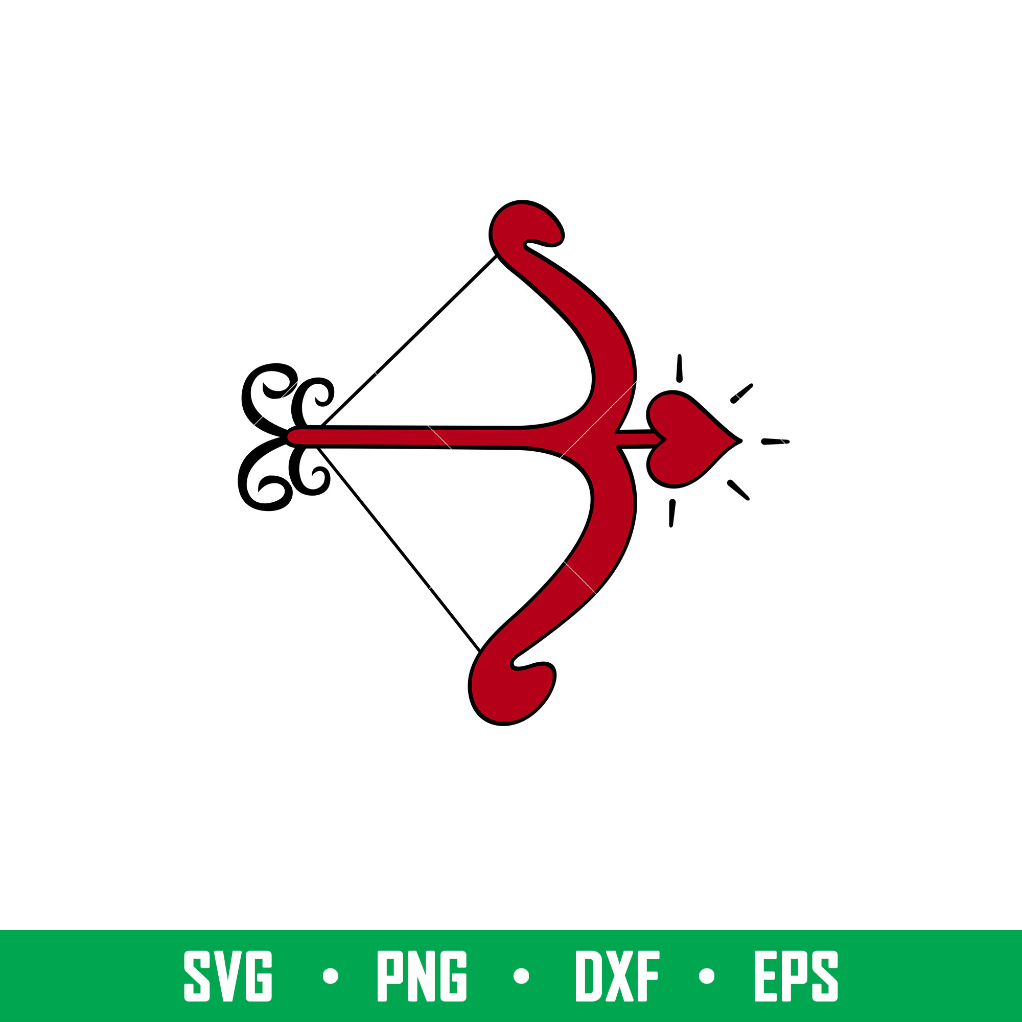 Bow and Heart, Bow and Heart Svg, Valentines Day Svg, Couple | Inspire ...