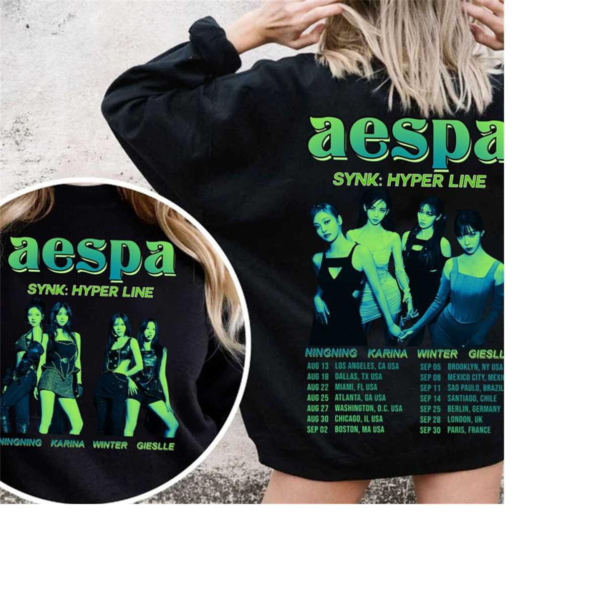 Synk: Hyper Line Aespa World Tour Shirt, Aespa My World Shir | Inspire ...