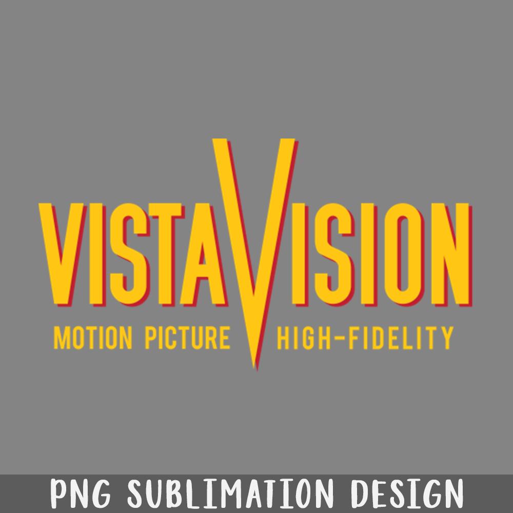 Vistavision Classic Logo with Tagline Yellow PNG Download | Inspire Uplift