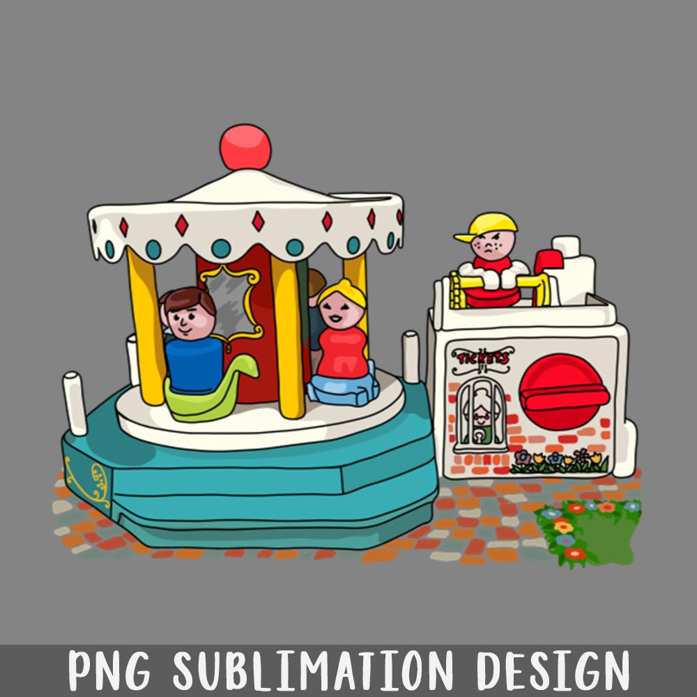 Little People Merry Go Round PNG Download | Inspire Uplift