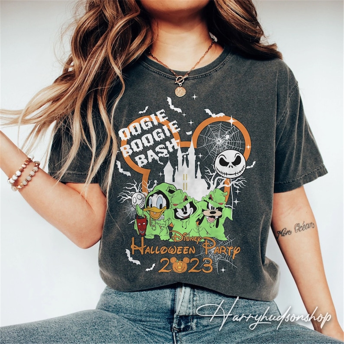 Disney Oogie Boogie Bash 2023 Comfort Colors Shirt, Mickey D | Inspire ...