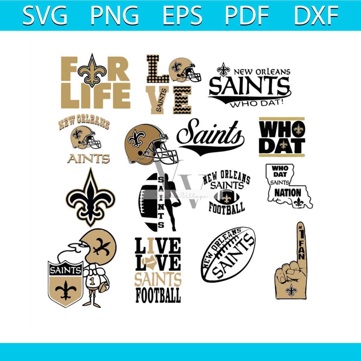 New Orleans Saints svg bundle, B1, Saints svg, New Orleans S | Inspire ...