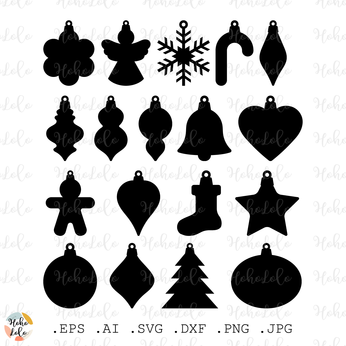Christmas Ornaments Svg, Christmas Ornaments Silhouette, Chr | Inspire ...