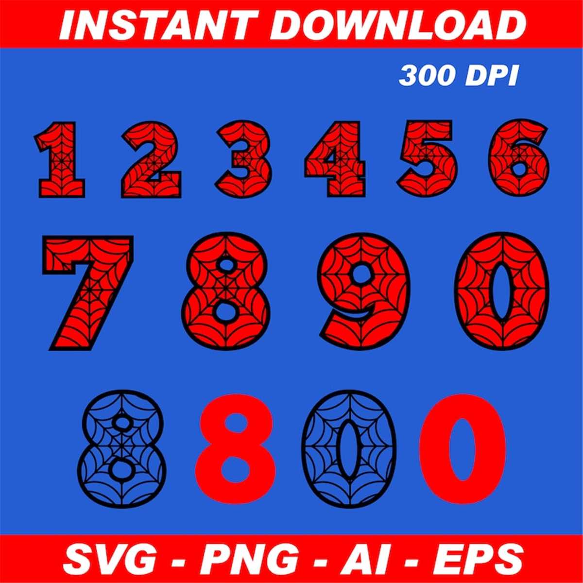 Spiderweb Number svg, Spider Number 0-9 svg, Number svg, Num - Inspire ...