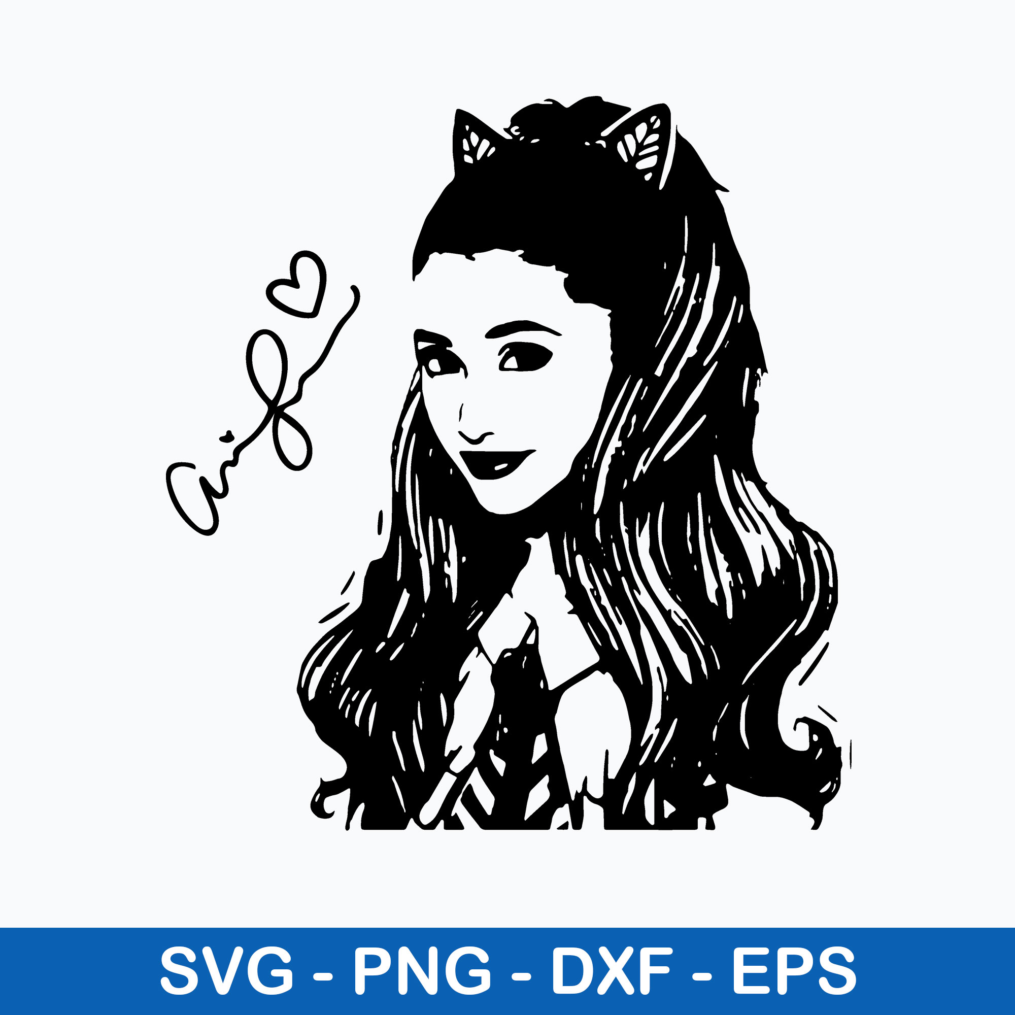 Ariana Grande Svg, Ariana Svg, Dangerous Woman Svg, Girl Pow - Inspire ...