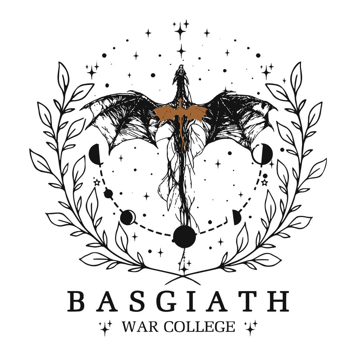 Fourth Wing Basgiath War College Svg - Inspire Uplift