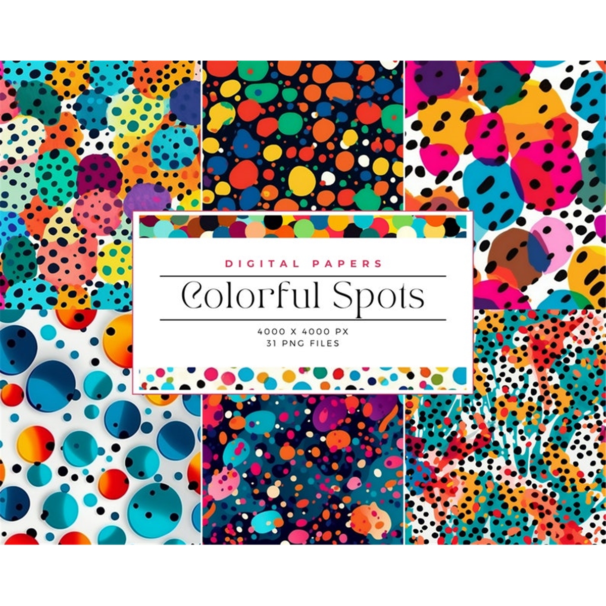 coloured dots printable