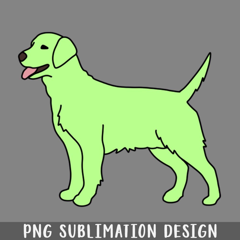 Key Lime Green Dog PNG Download | Inspire Uplift