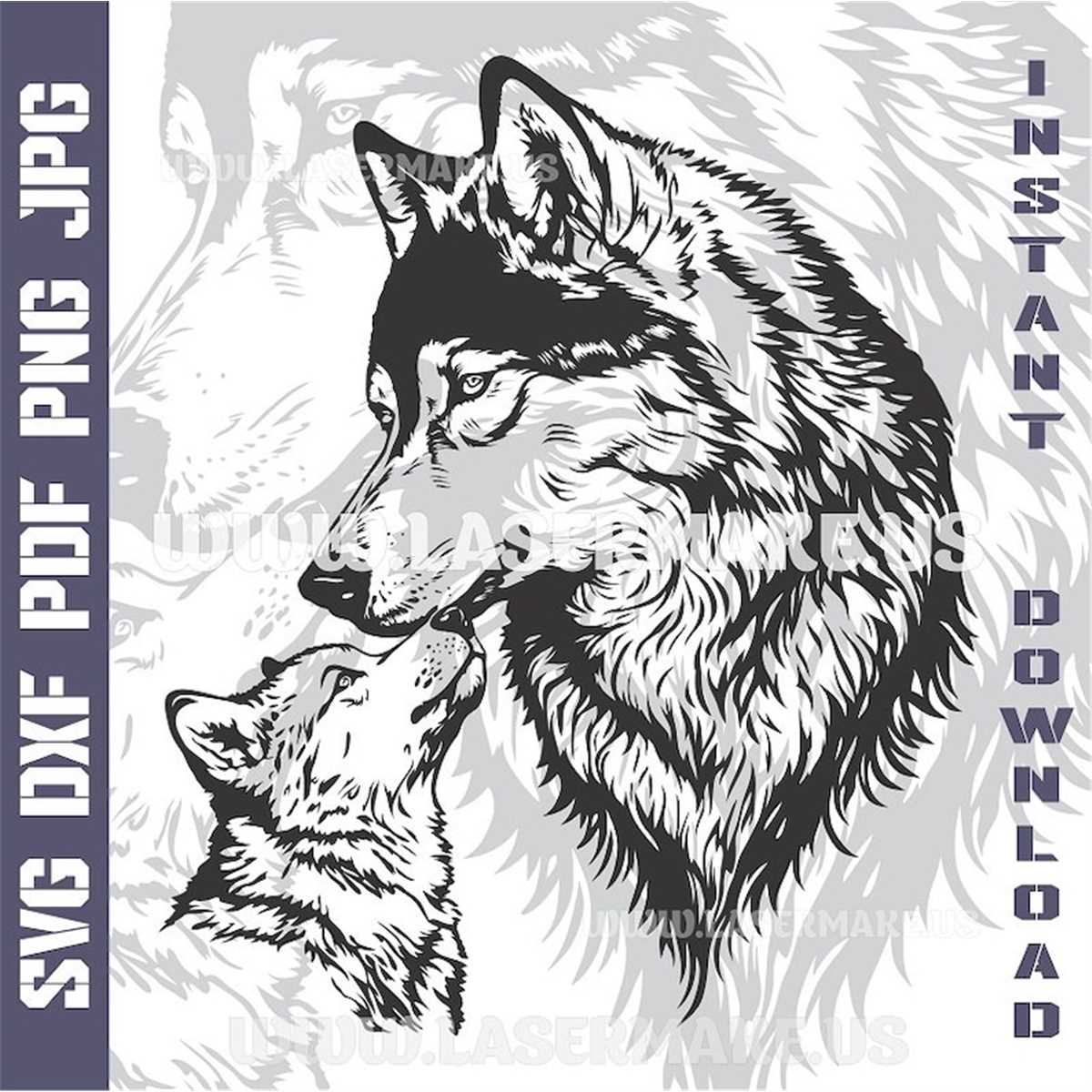 Wolves SVG file | cut file for cricut | printable png| SVG d | Inspire ...