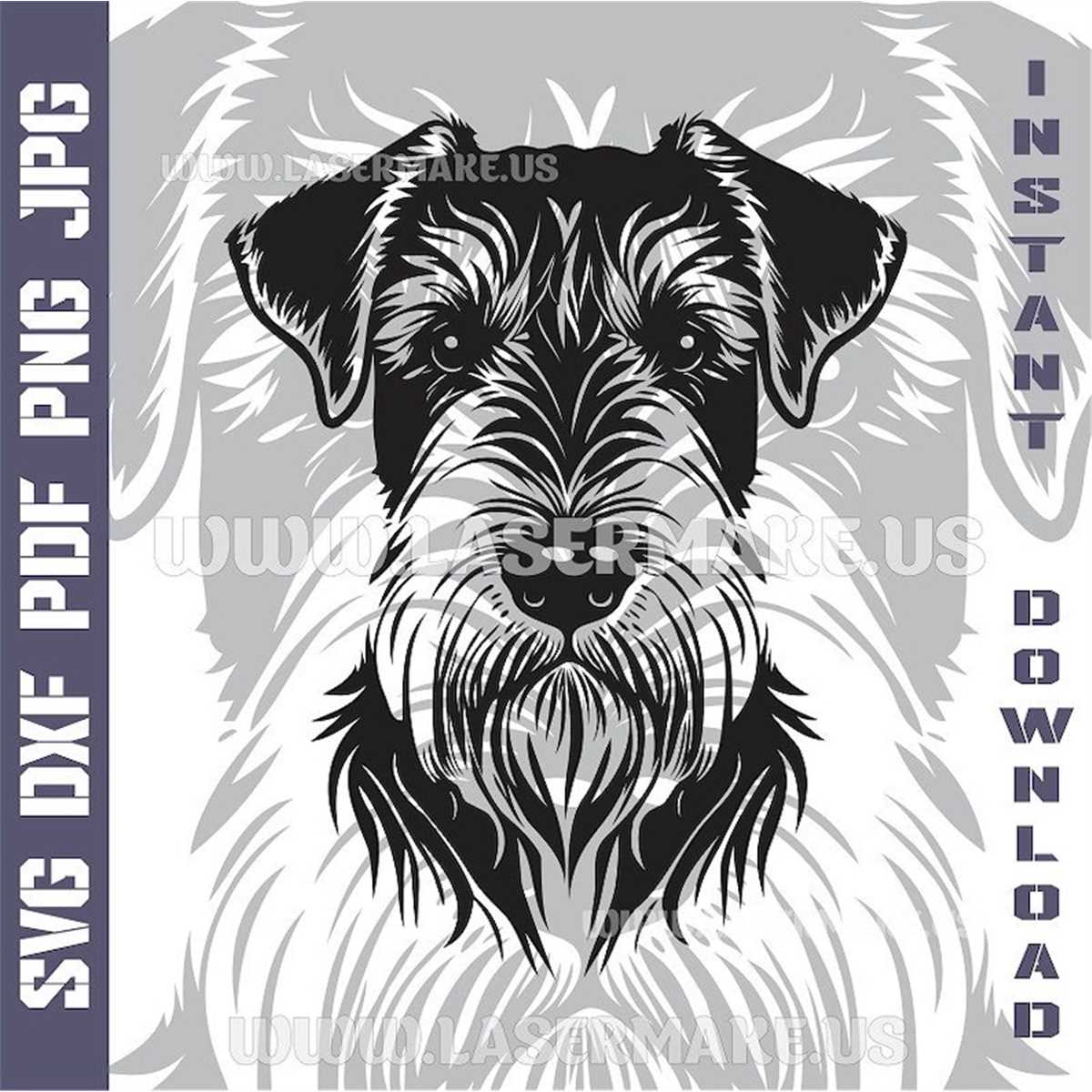 Airedale Terrier SVG file | cut file for cricut | printable | Inspire ...