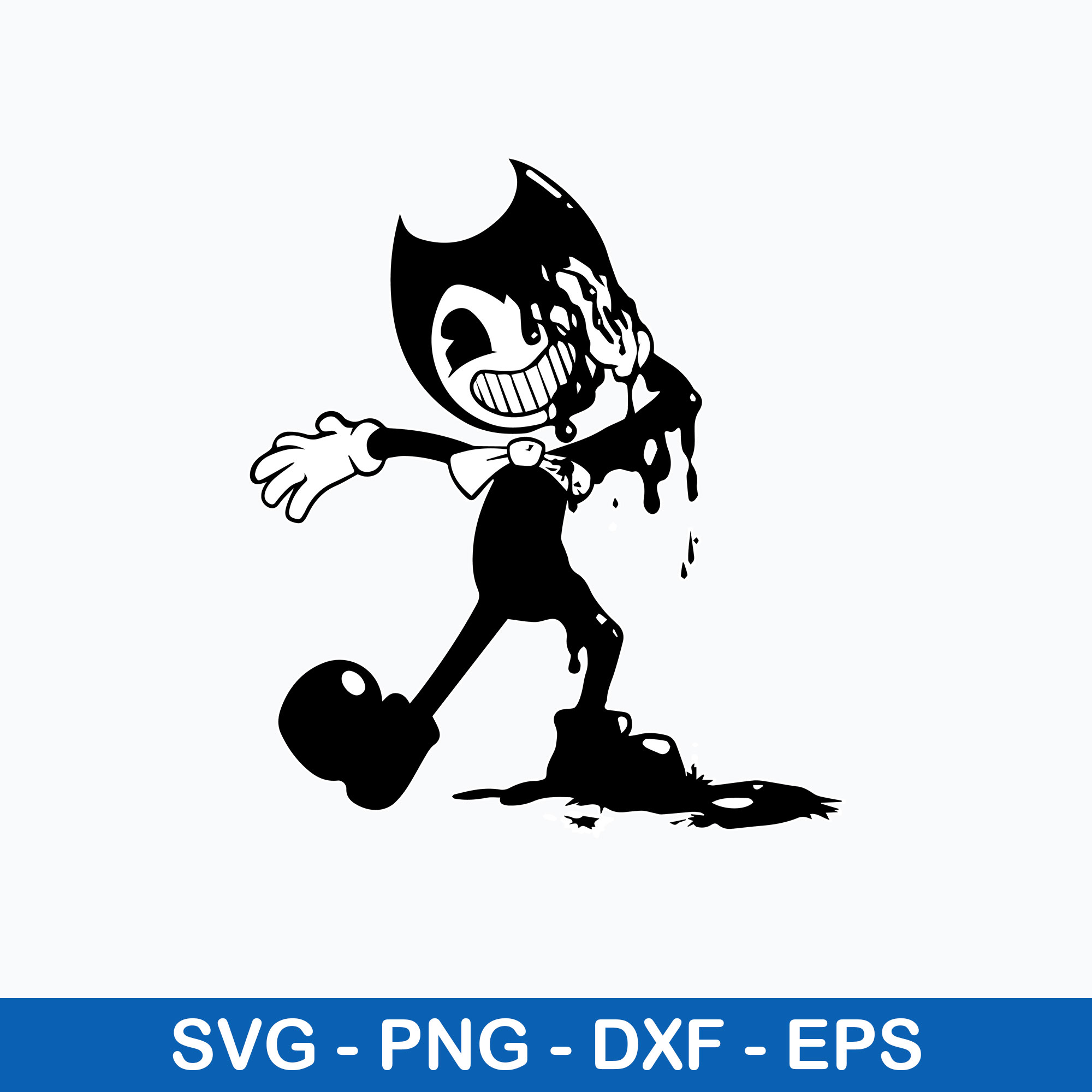 Bendy Ink Machine Svg, Funny Horror Svg, Png Dxf Eps Digital | Inspire ...