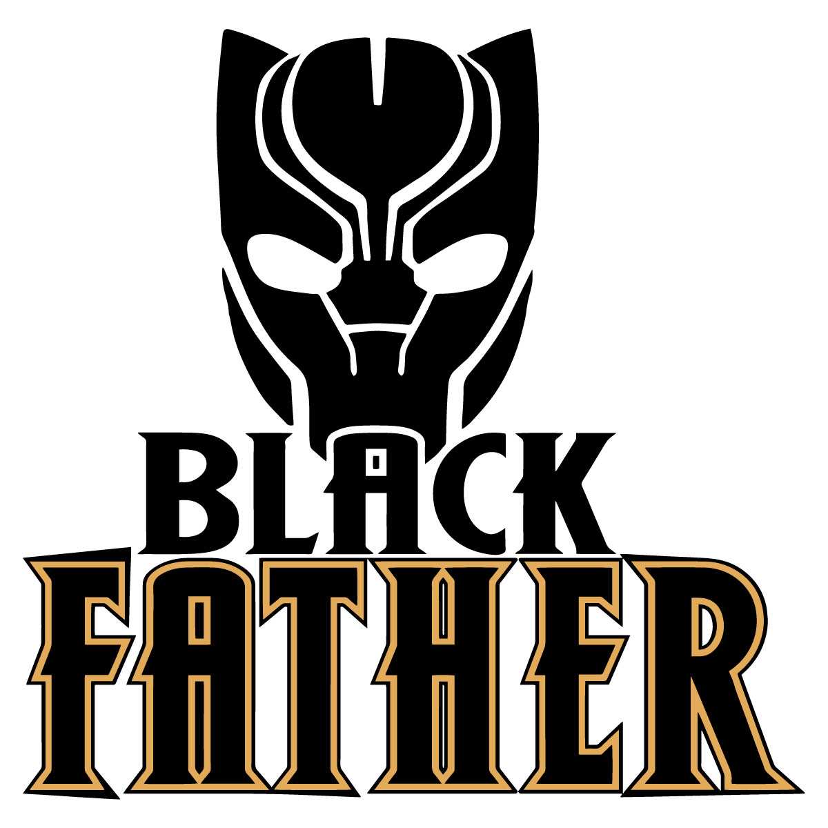 Black Father Logo Svg, Happy Fathers Day Svg | Inspire Uplift