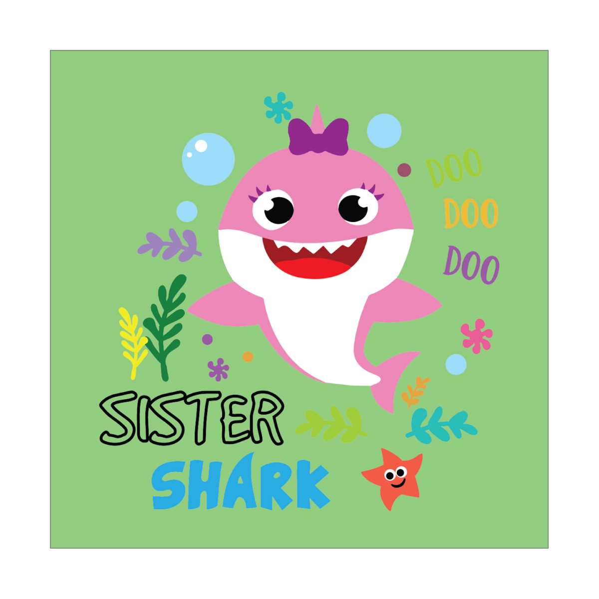 Sister Shark Doo Doo Doo Svg, Baby Shark Doo Doo Doo Svg | Inspire Uplift