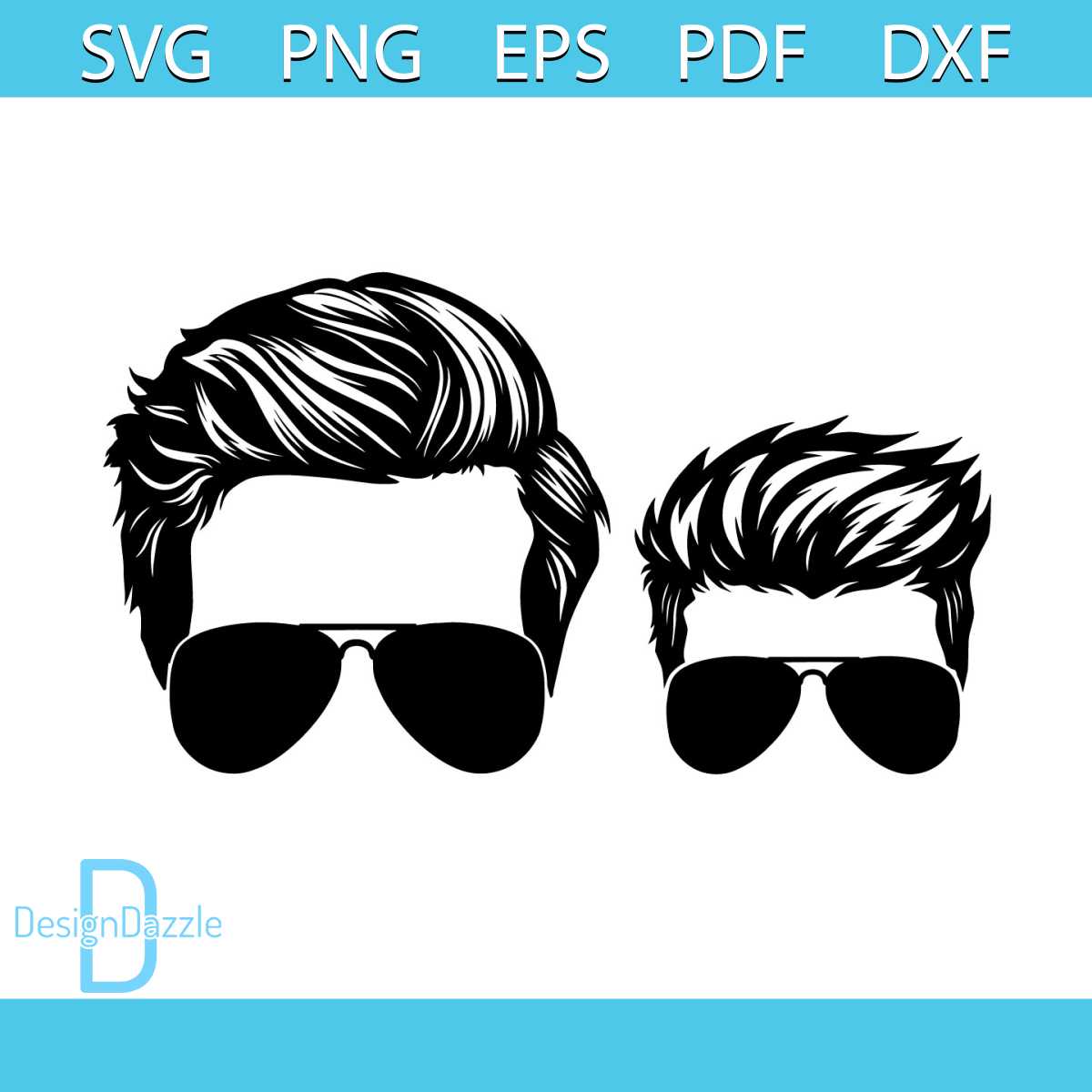 Short Hair Svg | Inspire Uplift