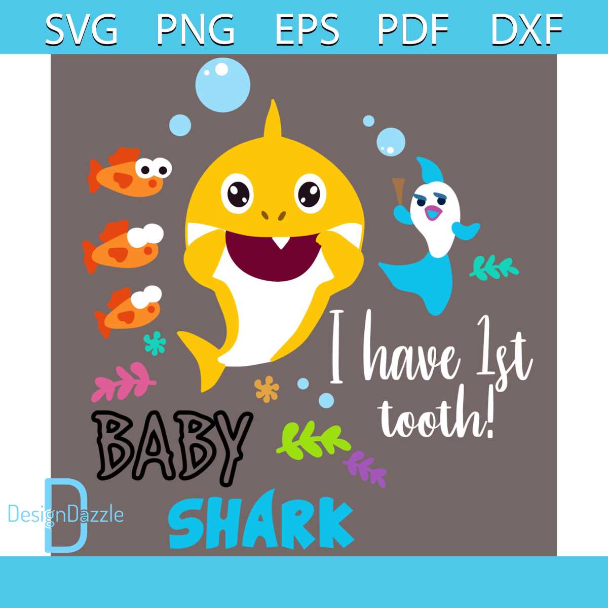 I Have First Tooth Baby Shark Svg, Family Svg, Cute Baby Sha - Inspire ...
