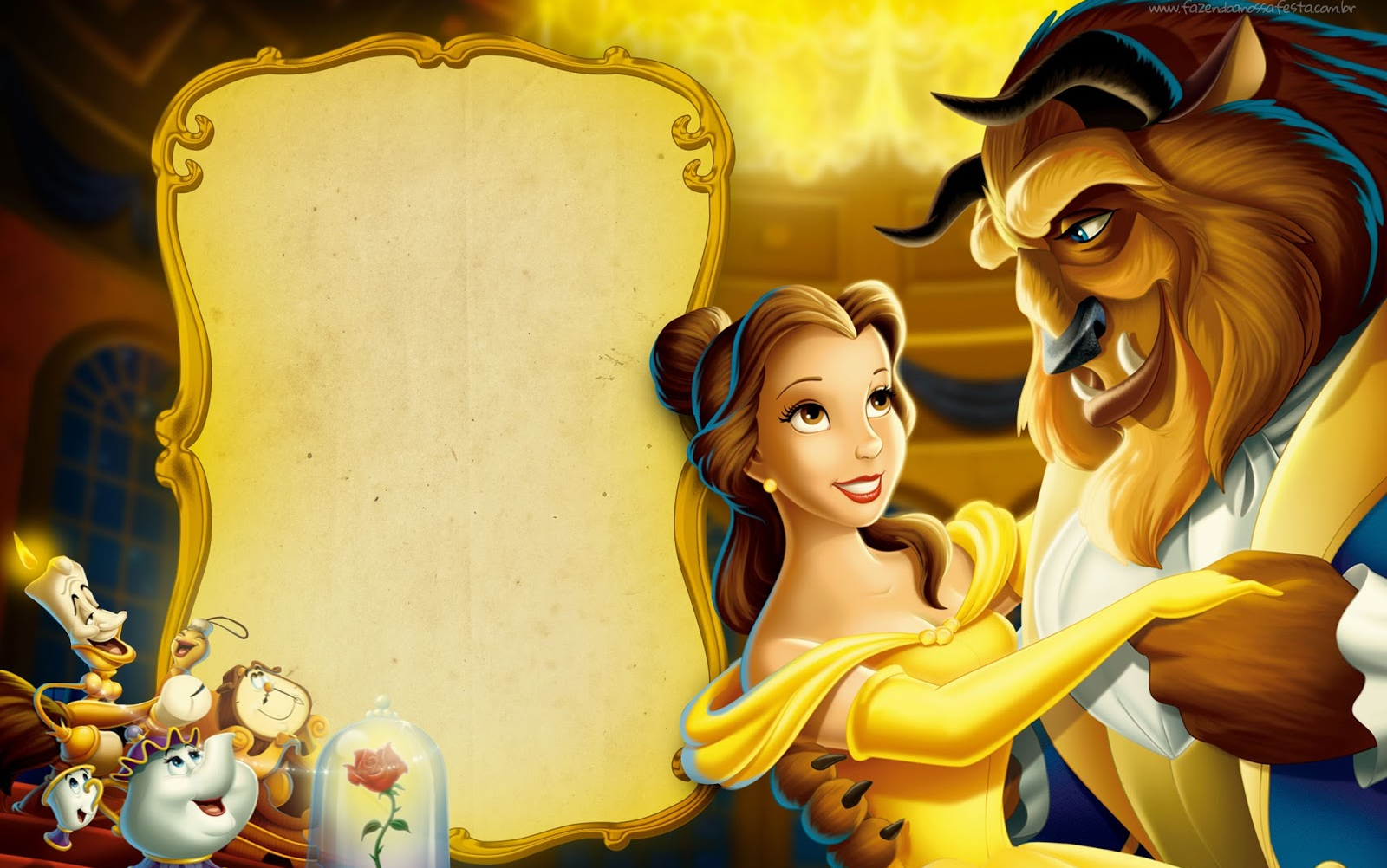 Beauty and the Beast SVG PNG Clipart, Belle SVG, Make Beauty | Inspire ...