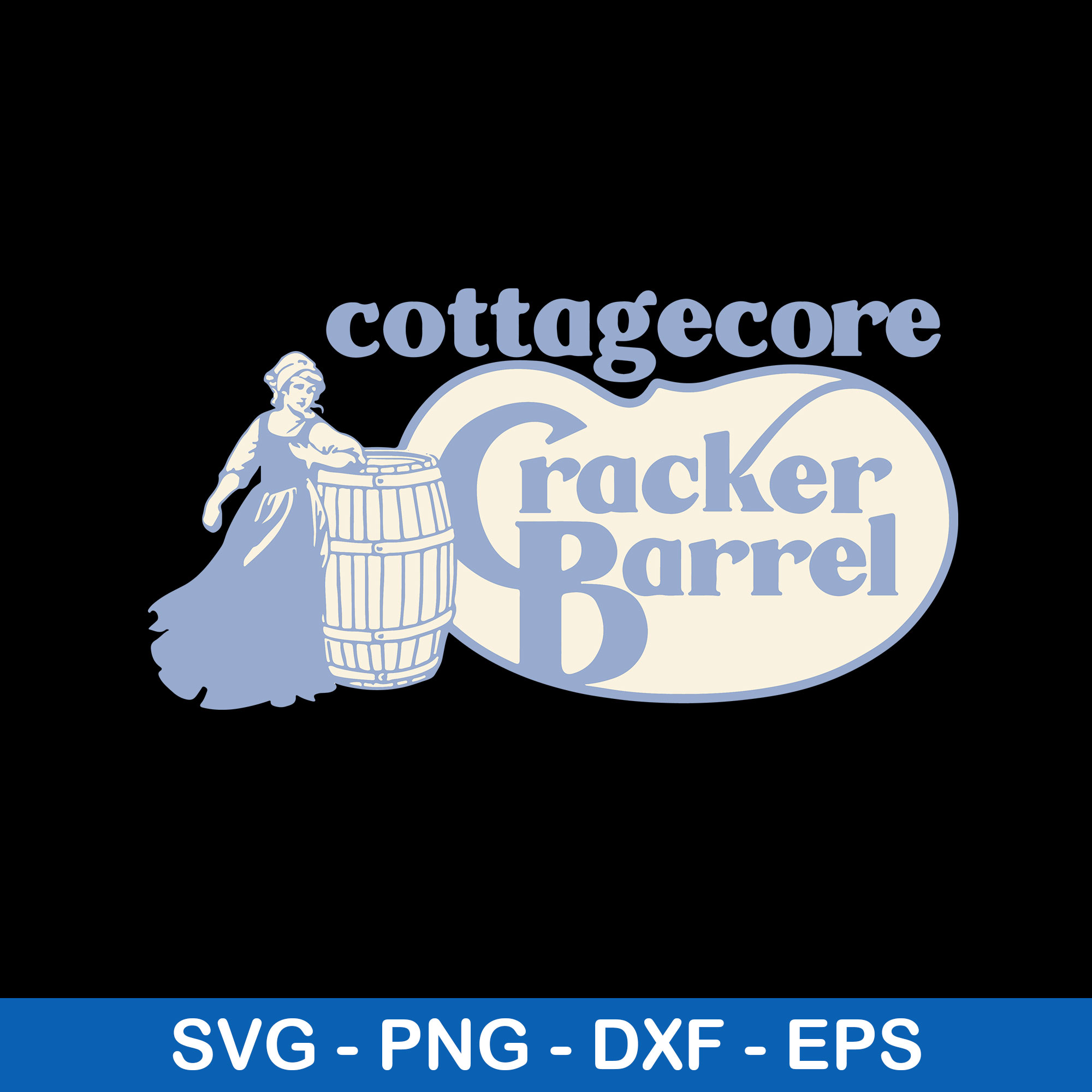 Cottagecore Craker Barrel Svg, Craker Barrel Svg, Png Dxf Ep | Inspire ...