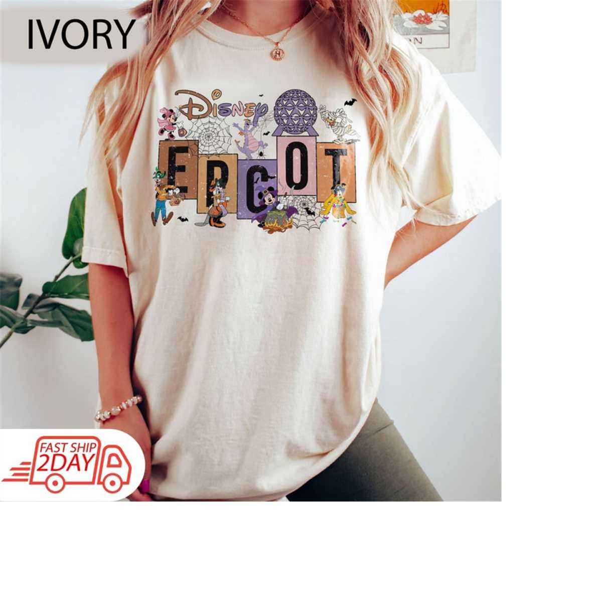 Vintage Disney Epcot Halloween Comfort Colors Shirt, Epcot 1 - Inspire ...