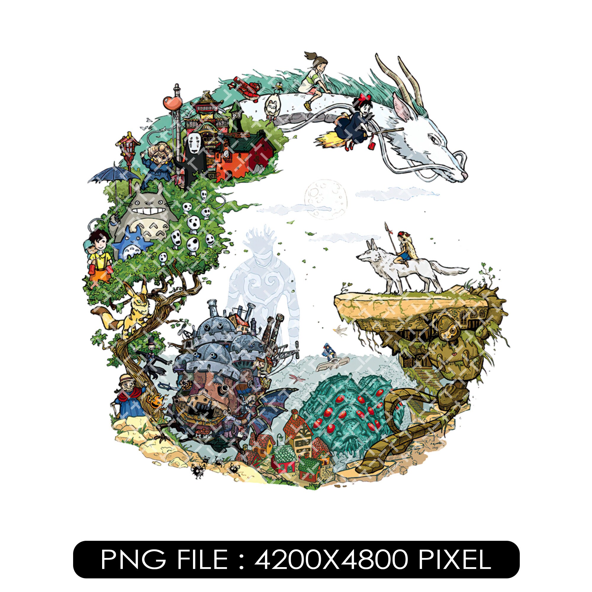 Museum Ghibli Studio Digital File Png, Studio Ghibli Png, An - Inspire ...