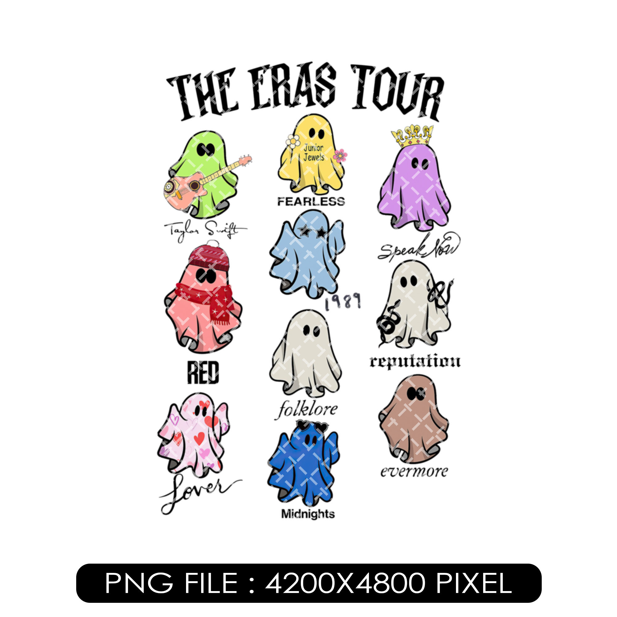 The Eras Tour Ghost Digital File Png, Halloween Taylor Swift | Inspire ...